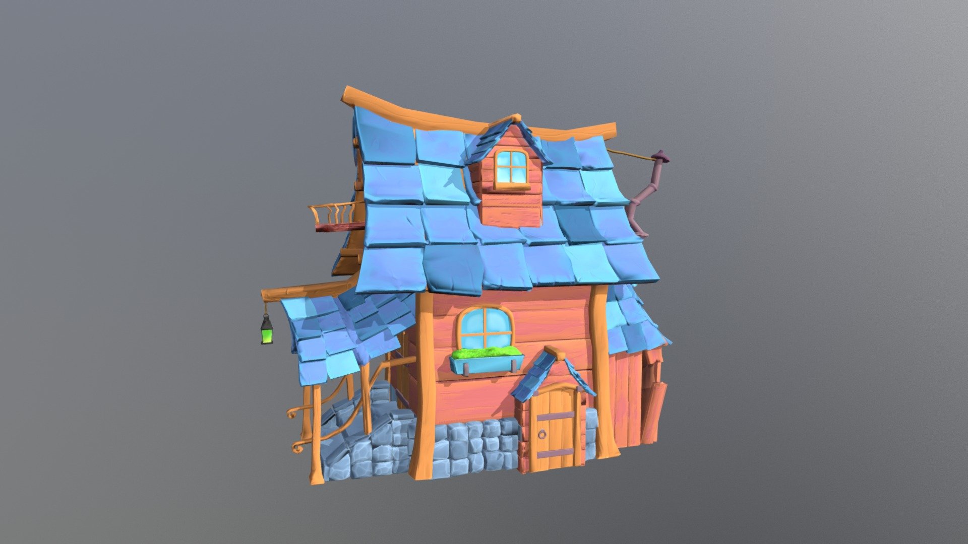 Wizard's House - 3D model by erik.nordvold [04c6275] - Sketchfab