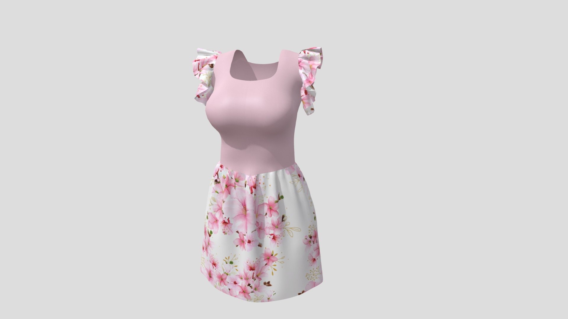 Dress - 3D model by Supreme Animation (@supreme_animation) [04c7036 ...