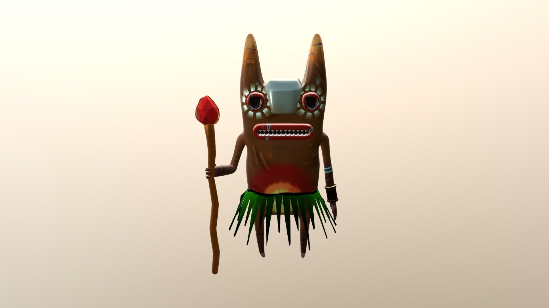 Tribal creature - Download Free 3D model by jackducrow [04c7583 ...