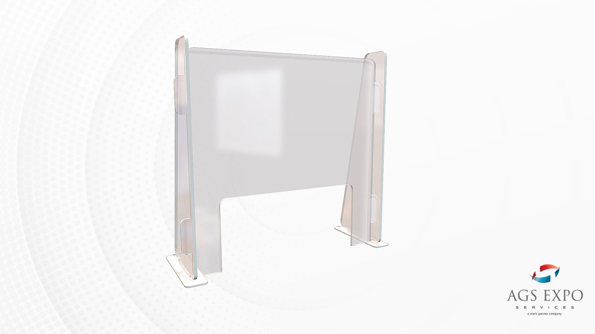 Clear Sneeze Guard - AGS - 3D model by AGS Expo Services (@AGS-EXPO ...
