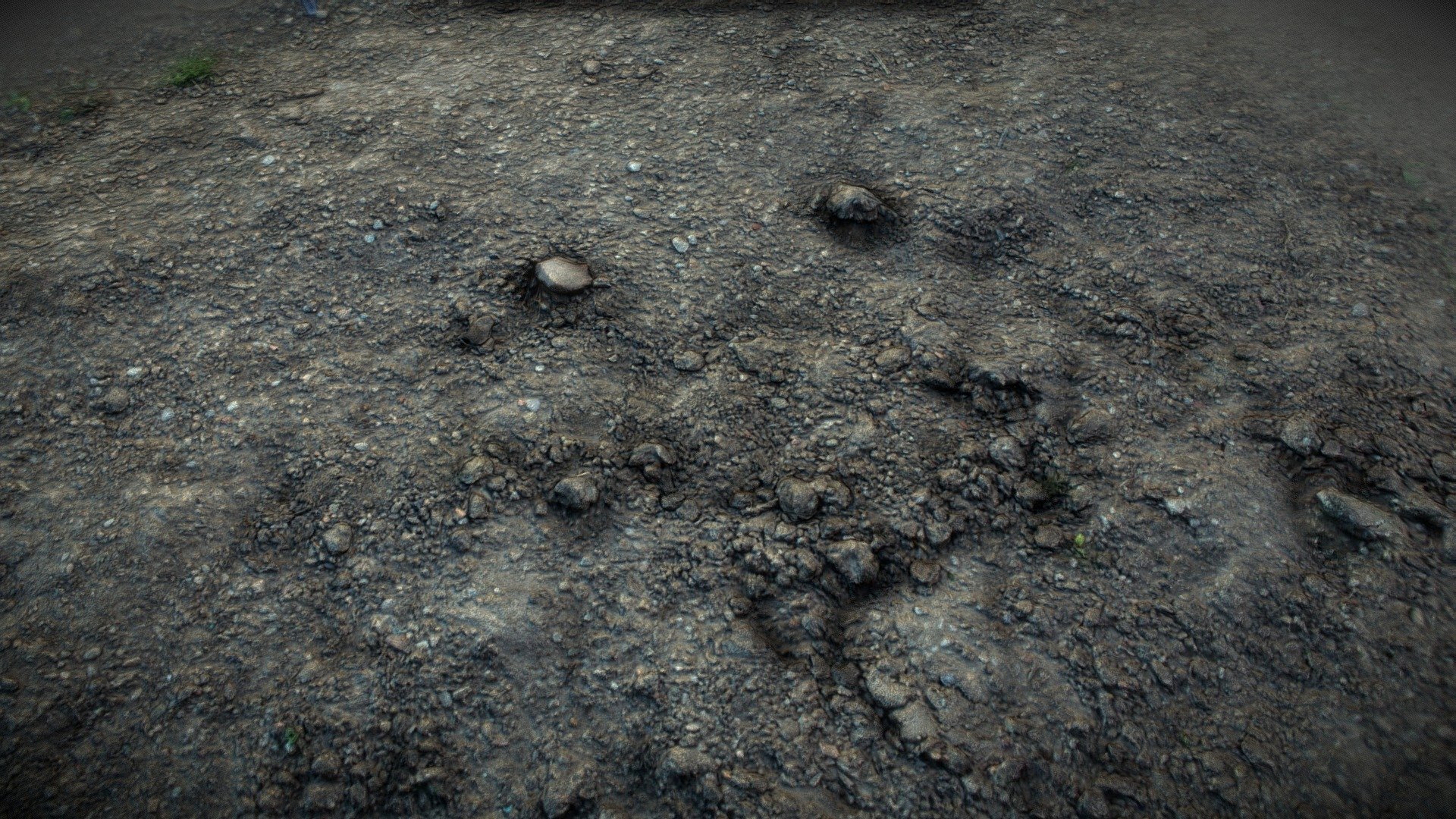 Rocks and dirt patch 4k poly - Download Free 3D model by Cat O ...