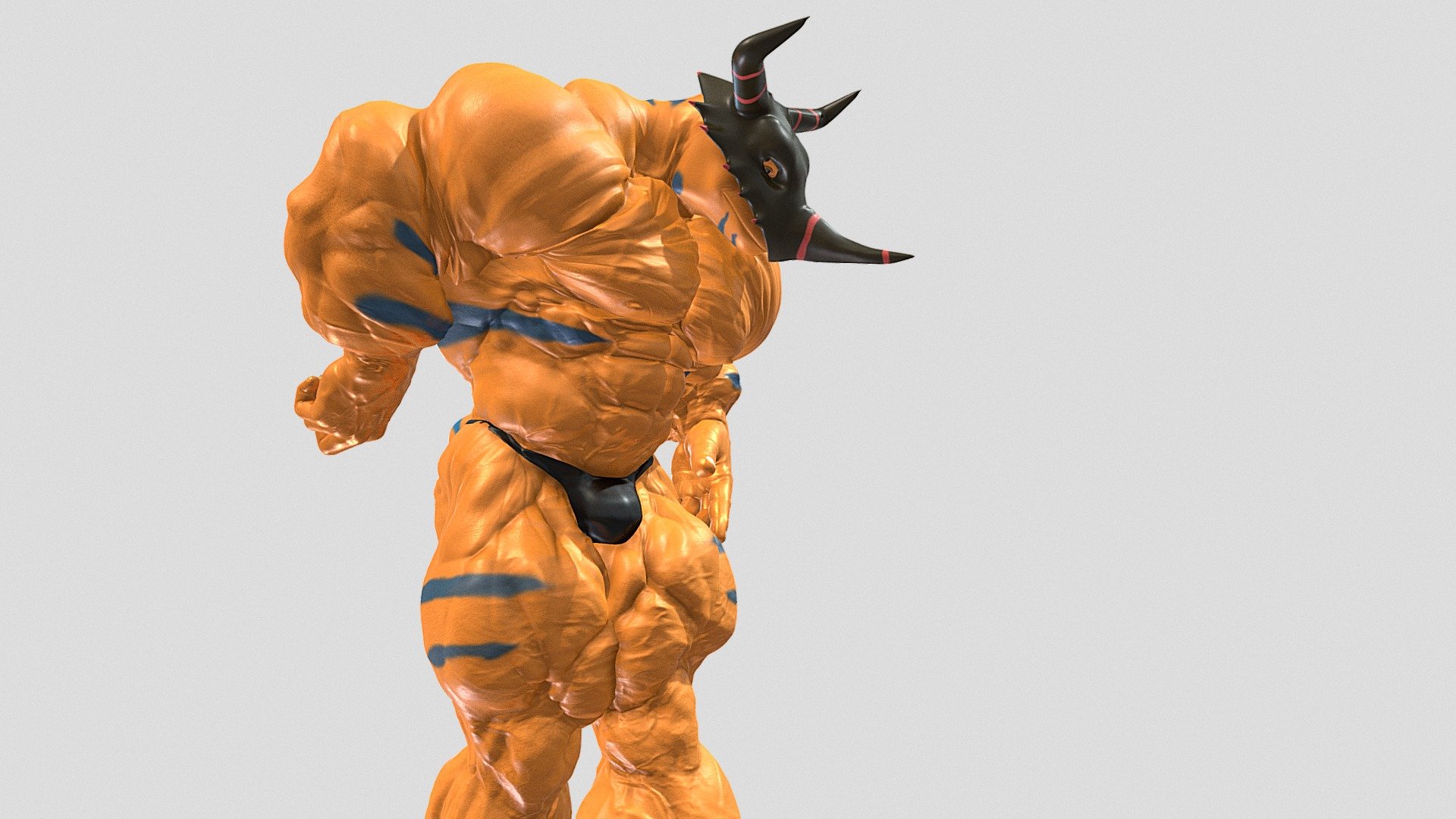 肌肉很大 - 3D model by John Doe (@atx214741) [04c96cf] - Sketchfab