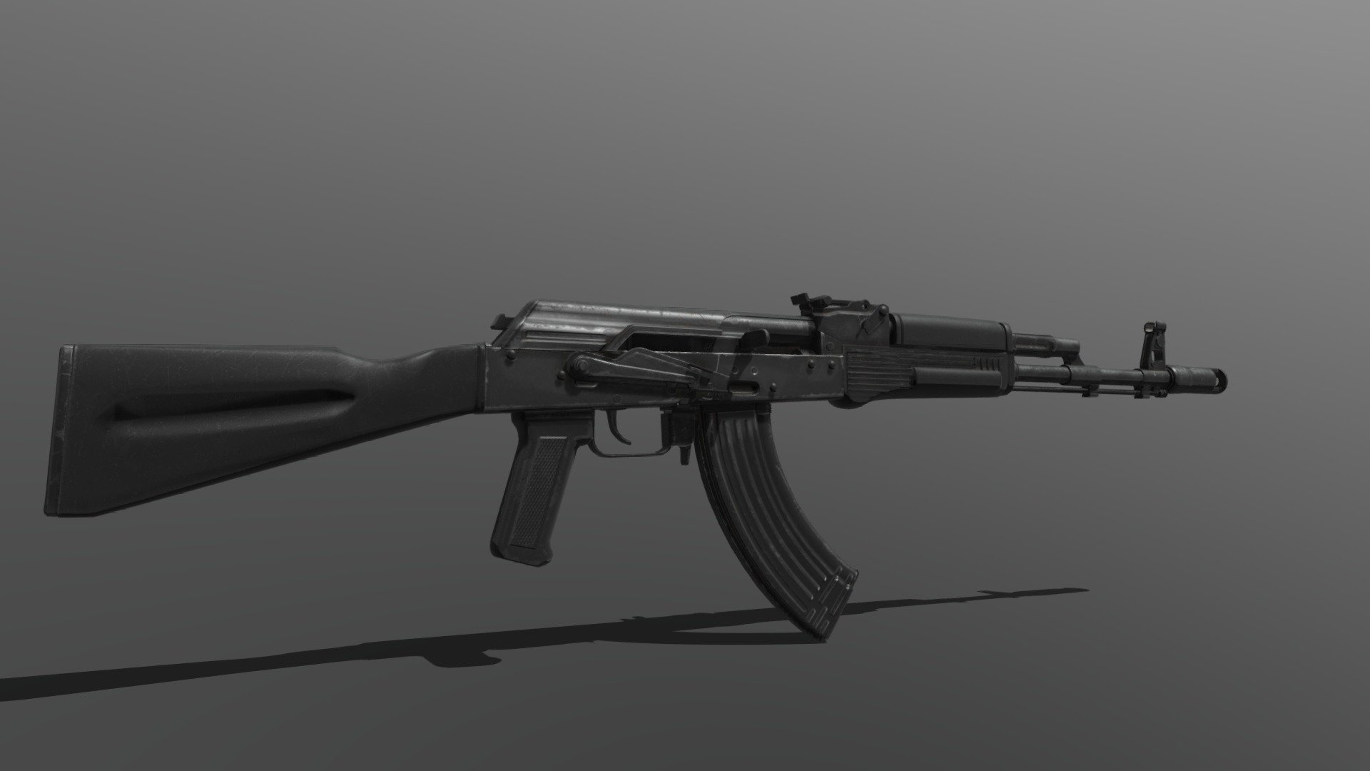 AK-103 ak - rifles Free low-poly 3D model - Download Free 3D model by ...