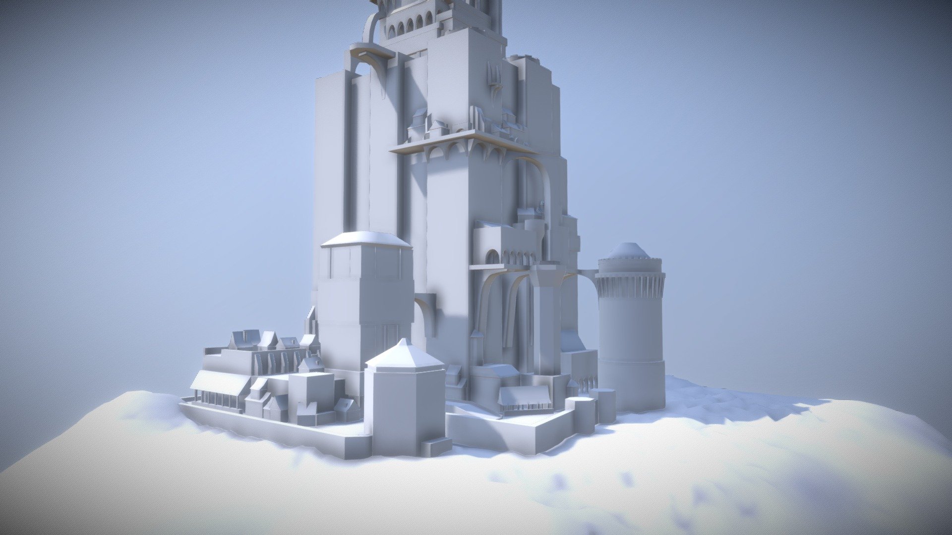 Citadela concept volume - Download Free 3D model by destrosvet [04ca2b6 ...