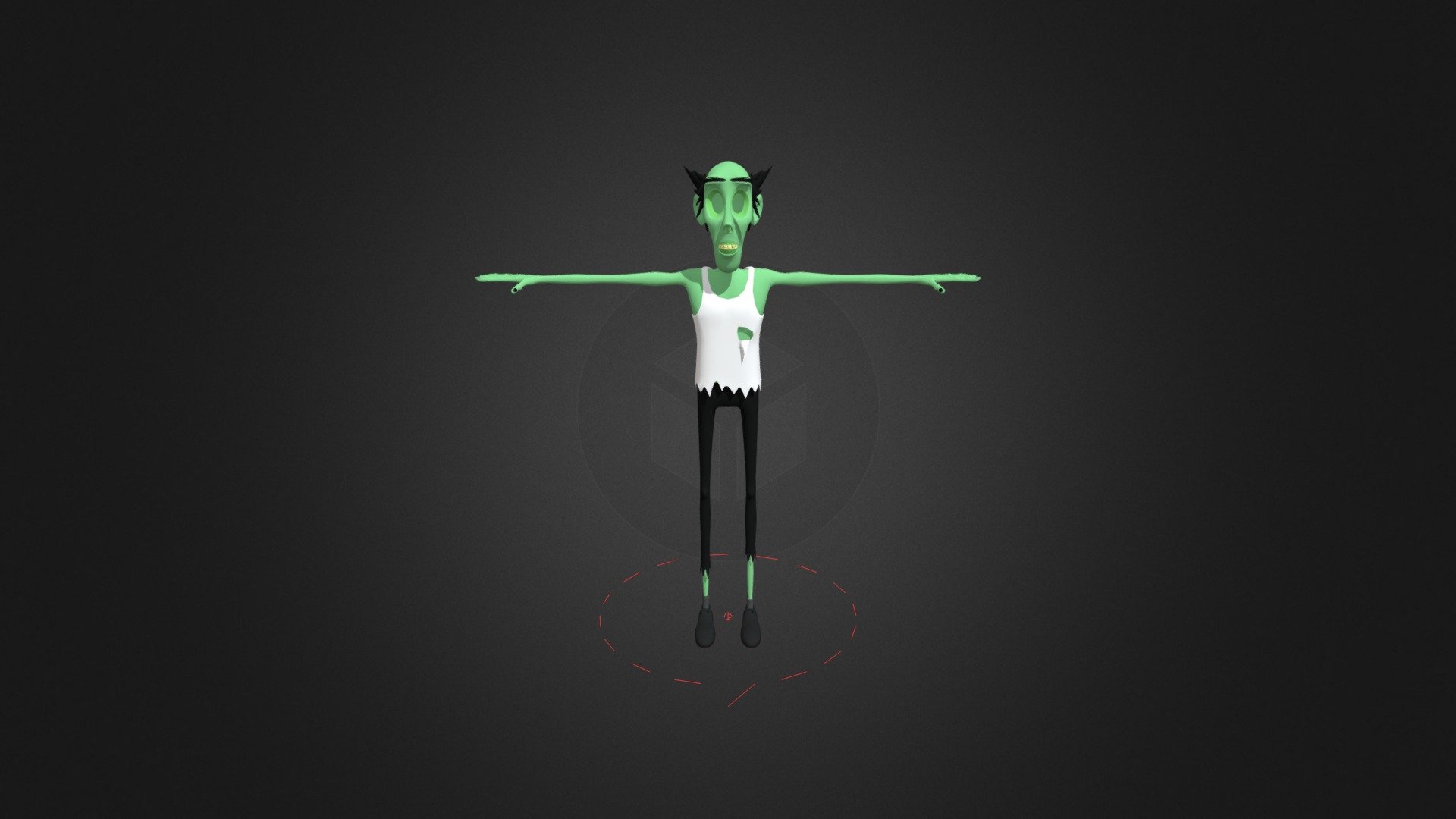 Monsterman green - Download Free 3D model by ZEBandit3D [04cd491 ...