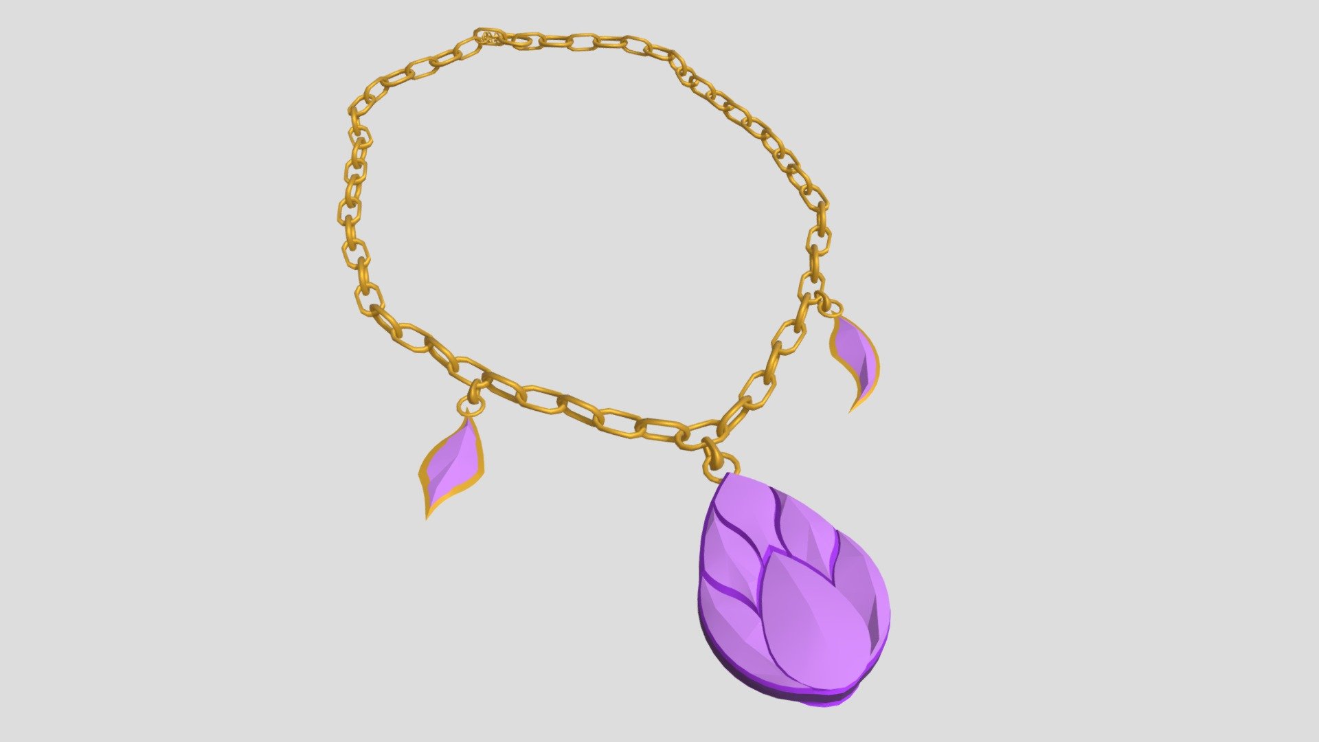 Lotus Necklace 1 - 3D model by panorscape [04cd73c] - Sketchfab