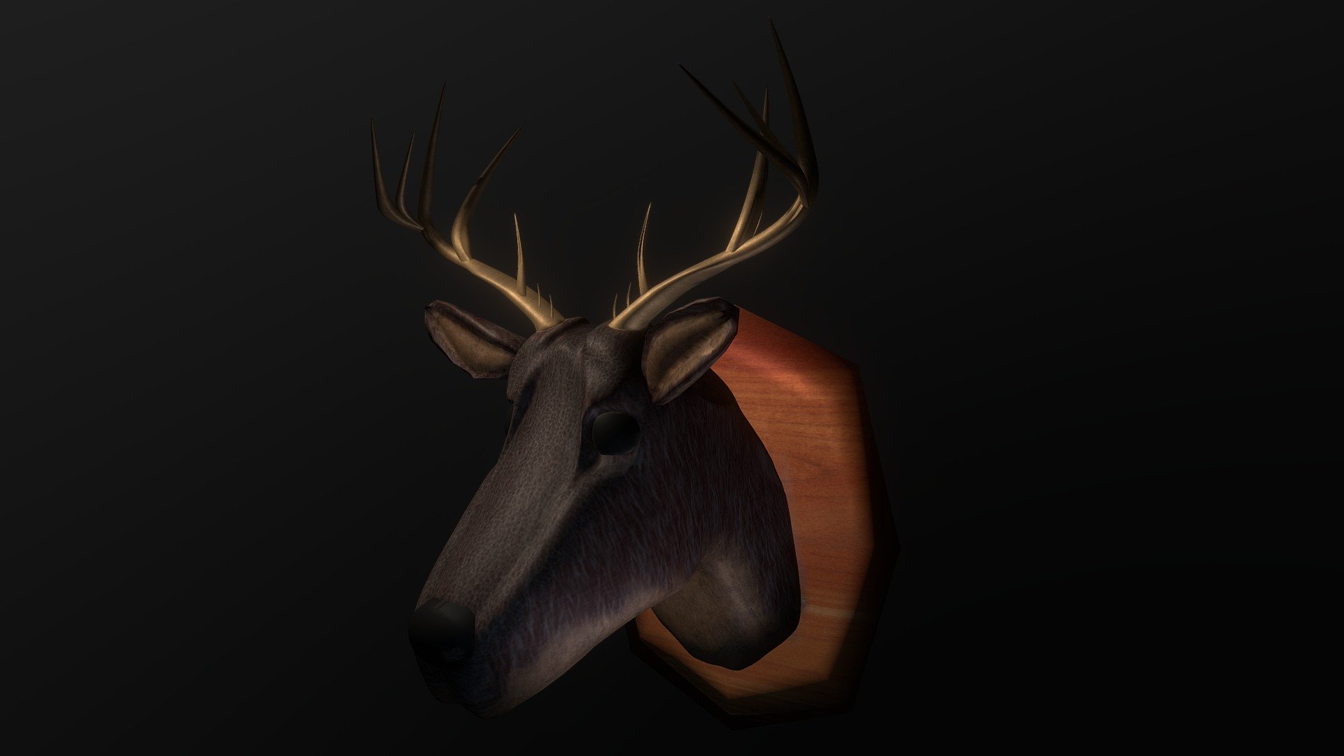 mounted deer head - 3D model by Rukasu Loenhorst (@Rukasu9pro) [04ce5ab ...
