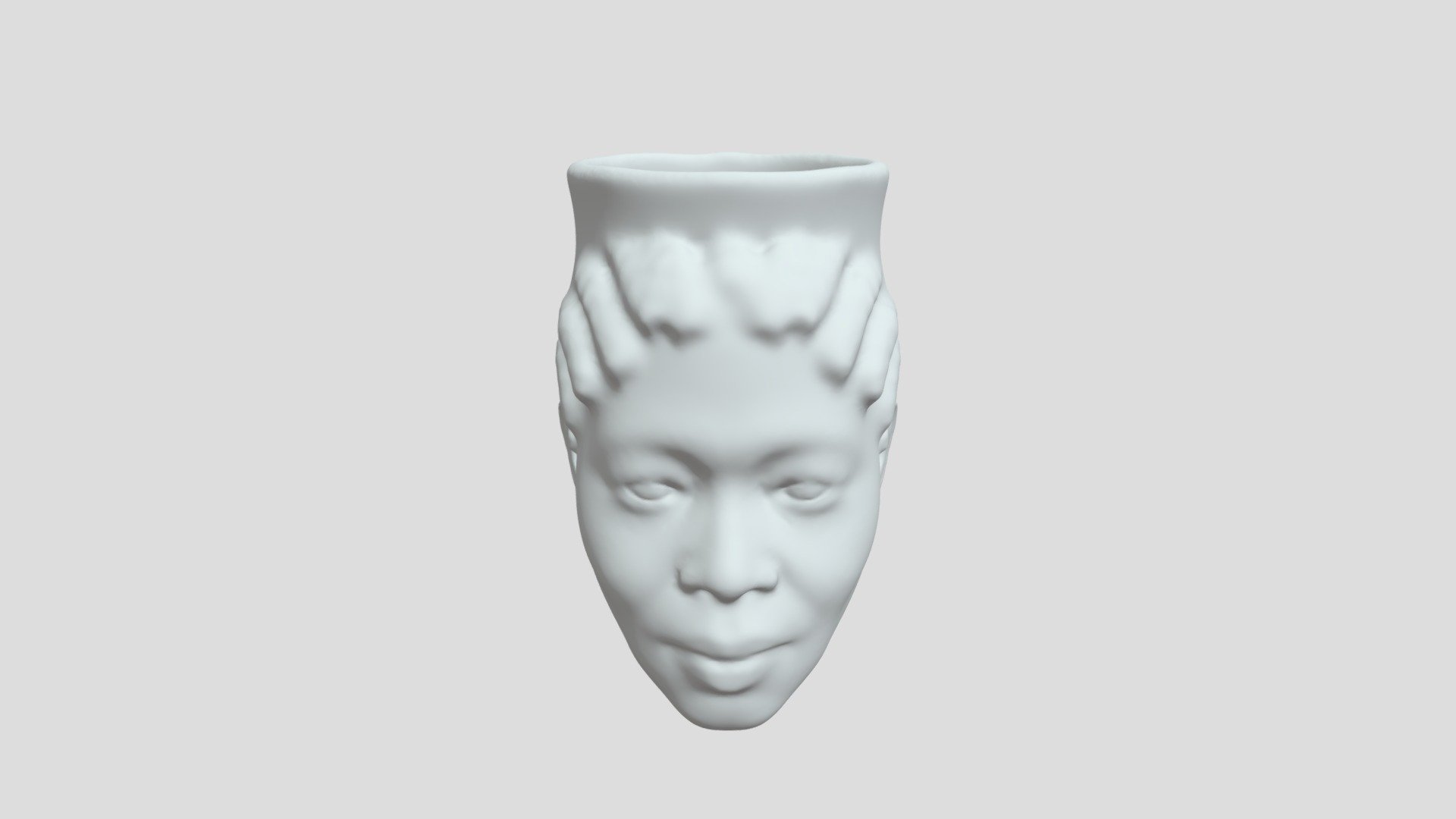 FEMALE_GLASS_VASE_braid_smooth_V3 - 3D model by mendezcakson [04d23ac ...