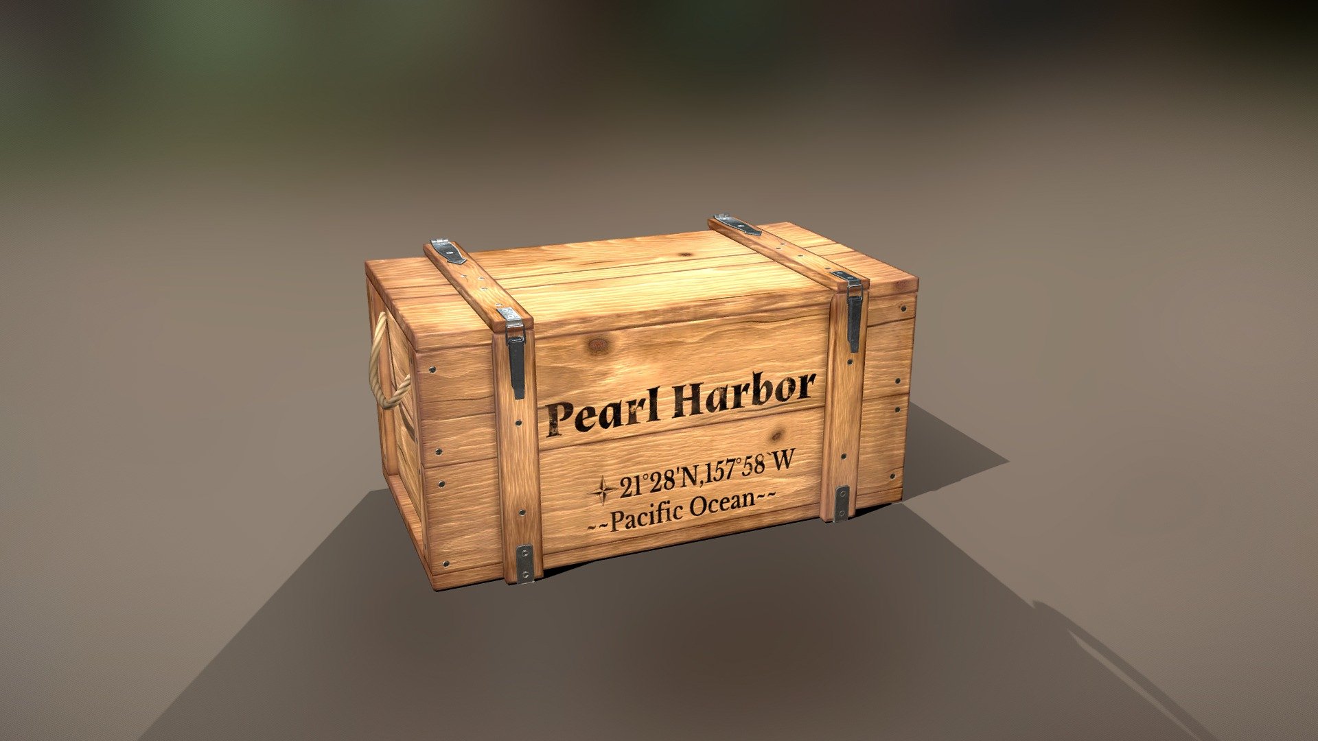 Wooden Box - 3D model by Dmitriy Azarenok (@Dmitriy_Azarenok) [04d29b1 ...