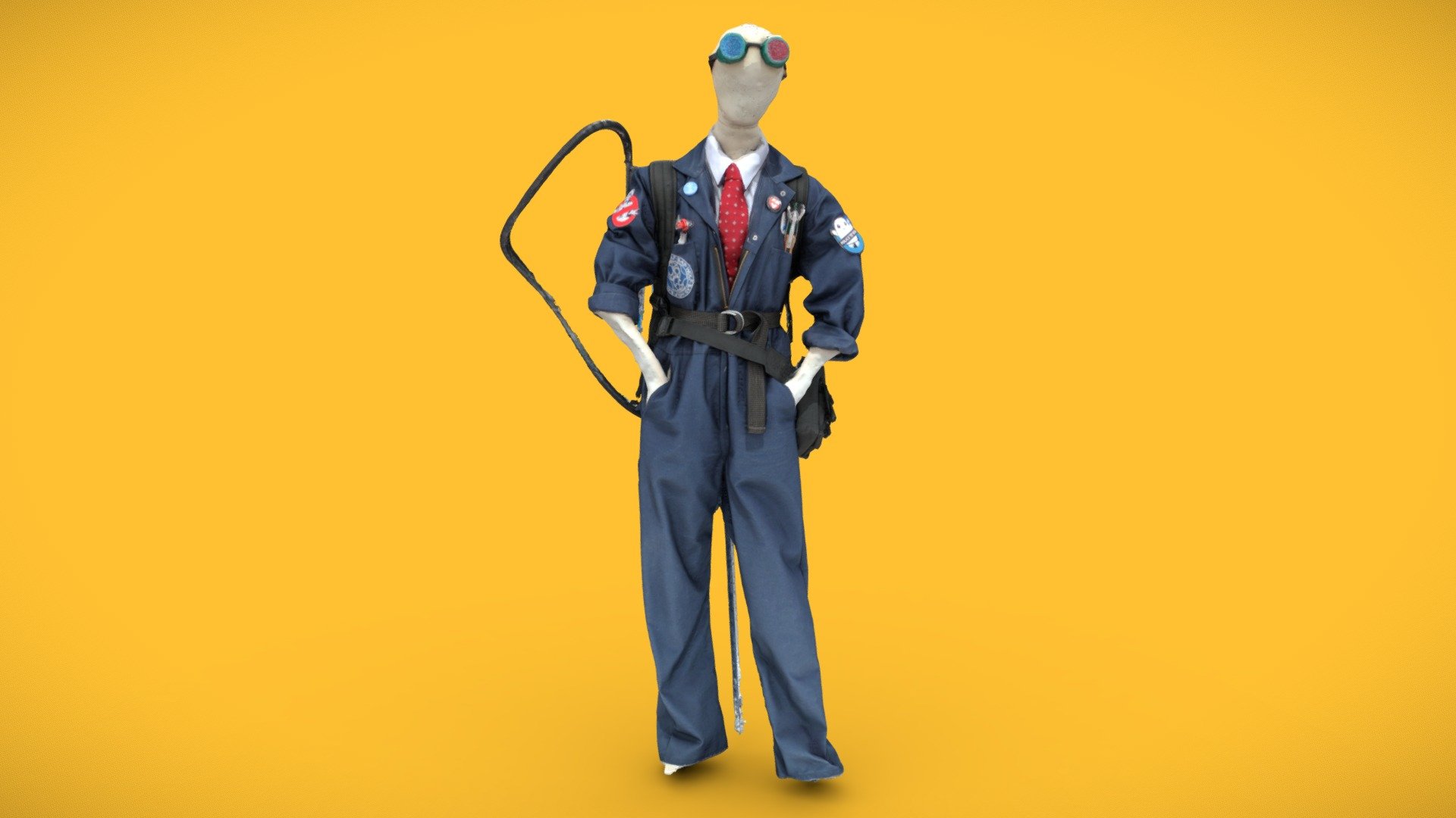 Time Buster costume - 3D model by Advanced Visualization Lab - Indiana ...