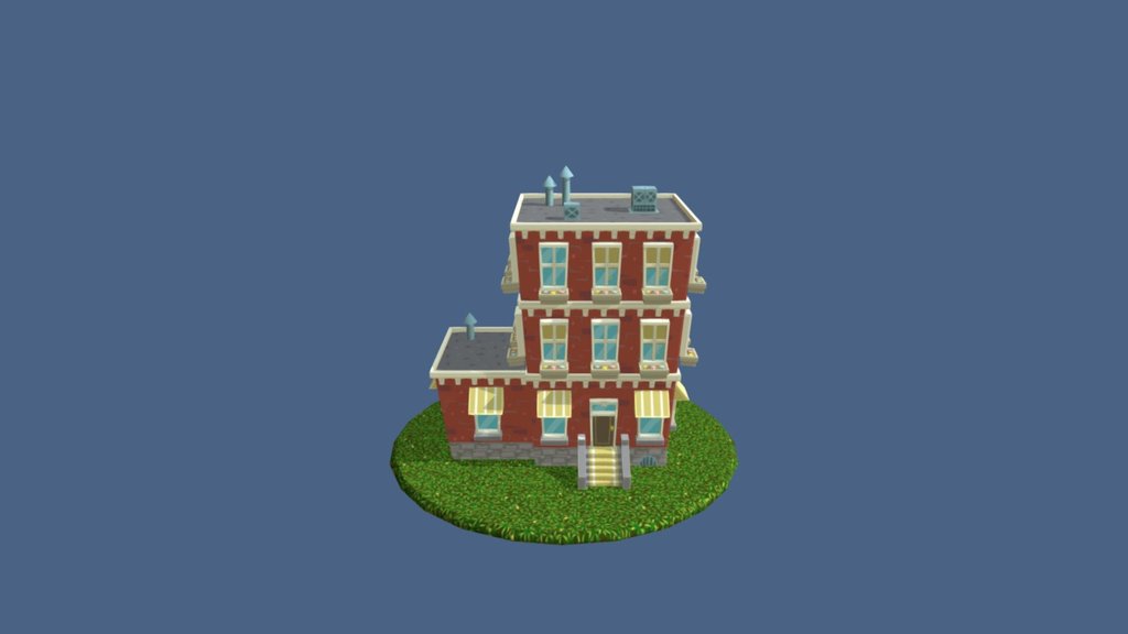 Cartoon Building - 3D model by Nicholas Madden (@YOUMADD3N) [04d4850 ...