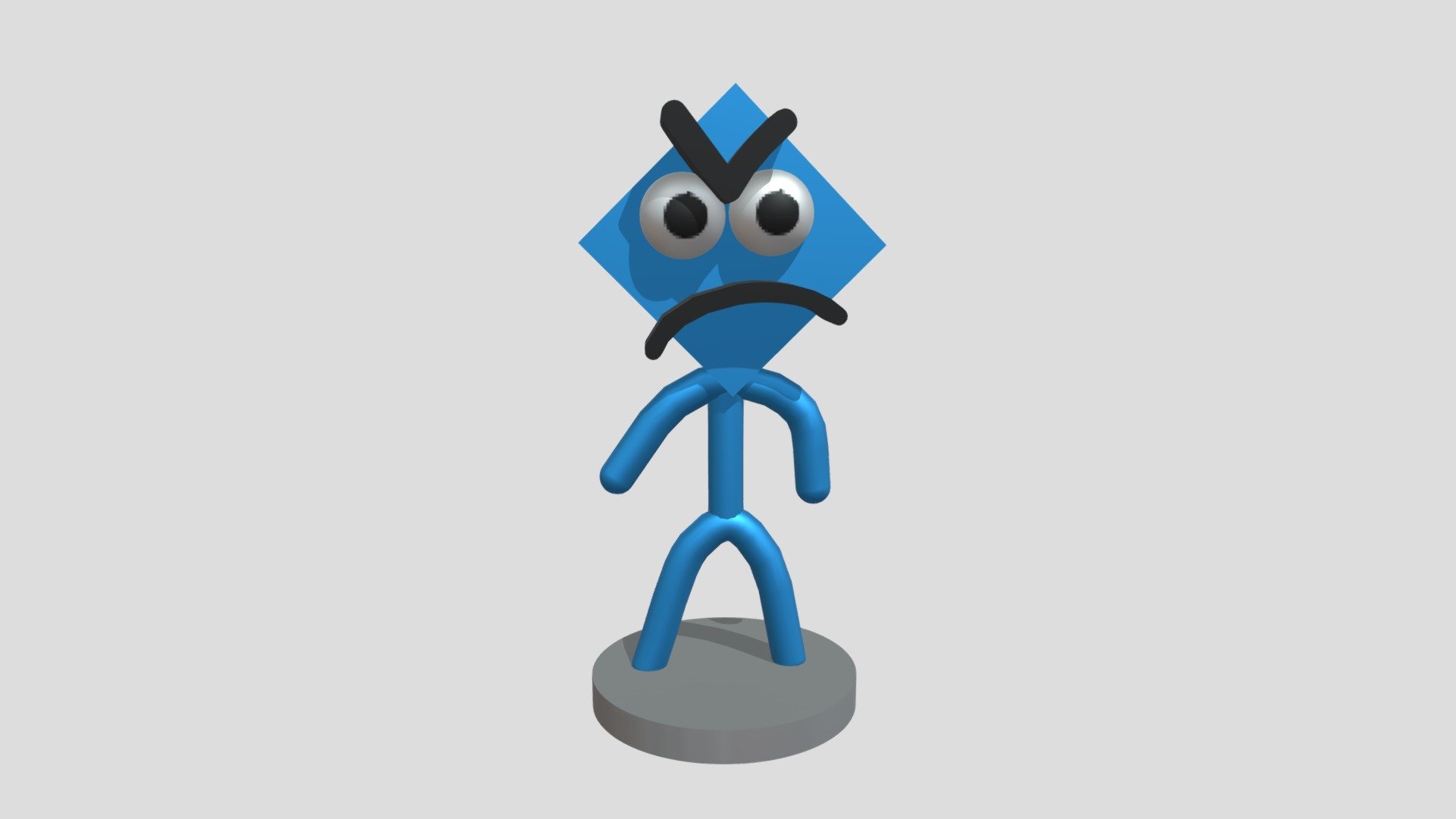 Diamond Man Action Figure (Fanmade) - 3D model by Vladislav Kolesnikov ...
