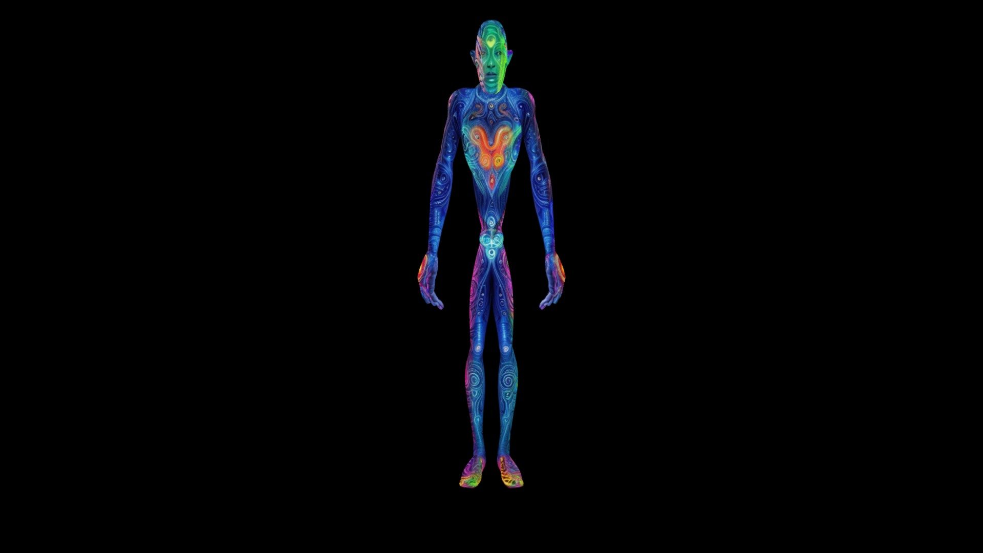 Meshy body painting Samuel Hill - Download Free 3D model by klrxyz ...
