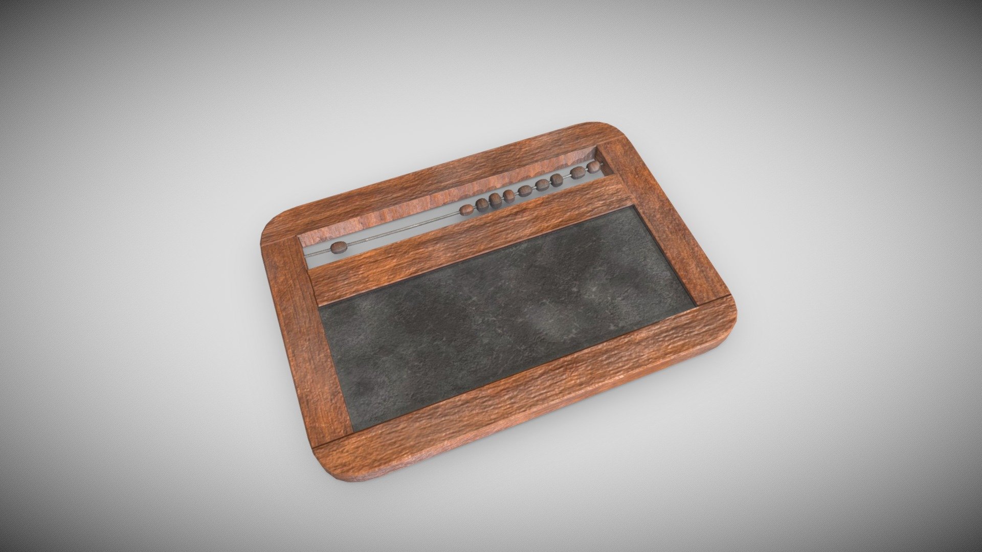 Vintage Victorian Era School Writing Slate - Buy Royalty Free 3D model ...