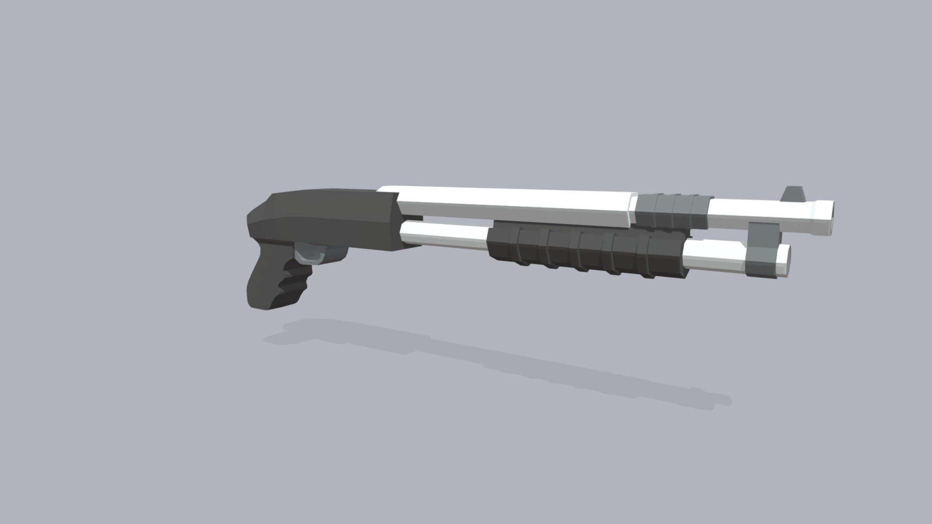 Shotgun (3D lowpoly) - 3D model by ilmiPS (@yazidilmi343) [04d7be0 ...