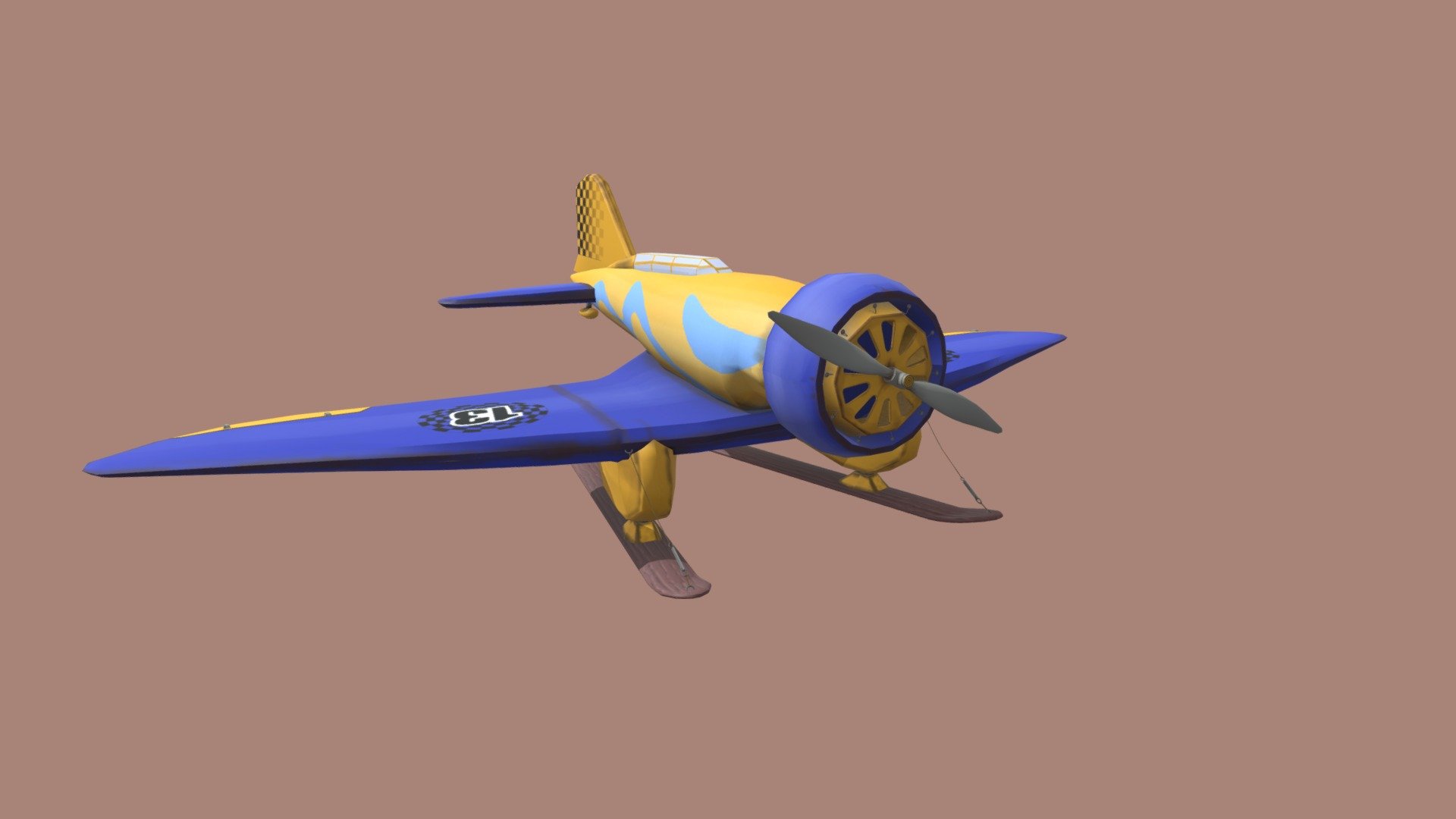 Stylized Northrop Gamma 2B - 3D model by Tereza (@tcoprea) [04d9579 ...
