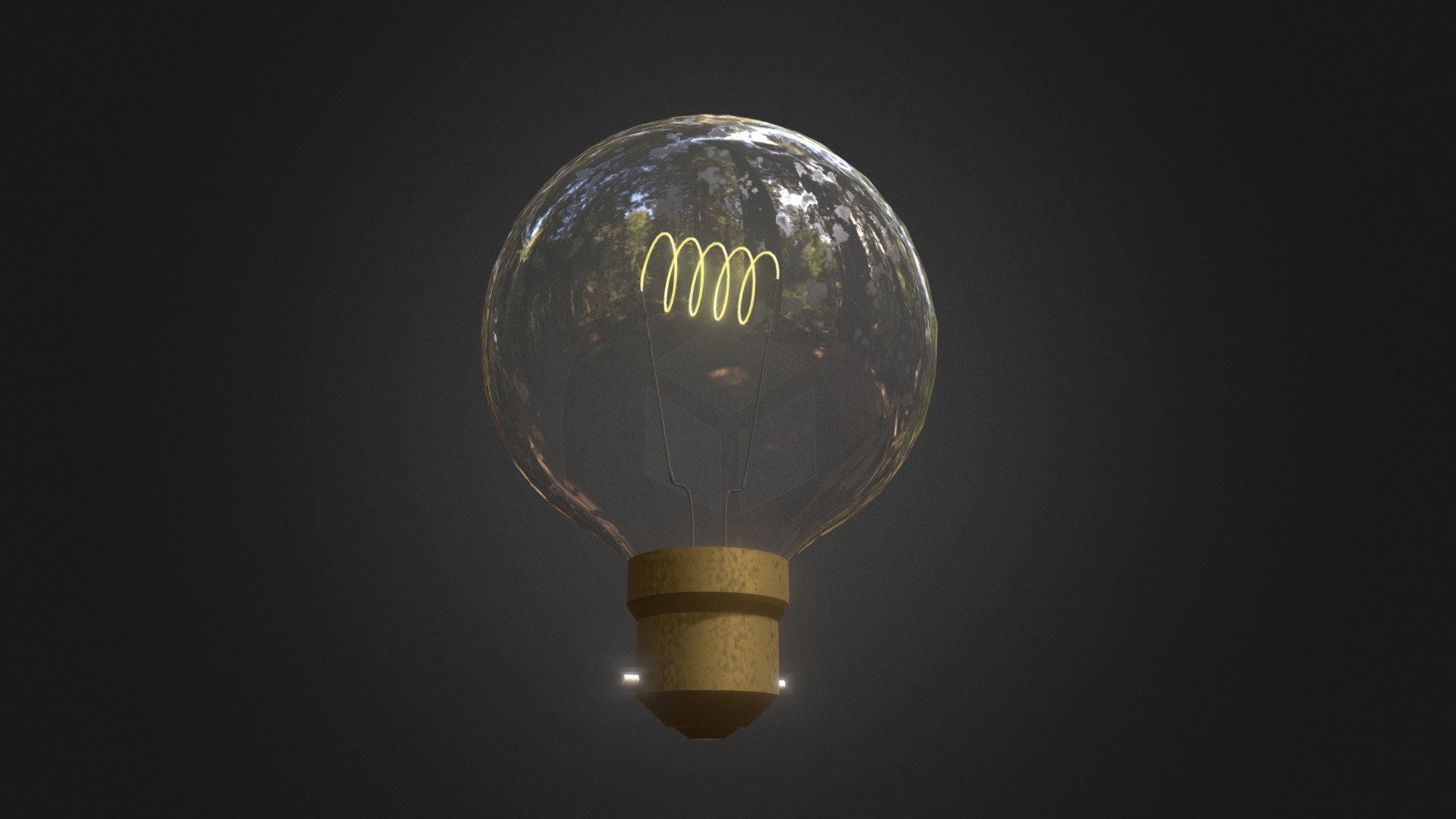 Edison Light Bulb - Download Free 3D model by unknownrenderer [04dbbe8 ...