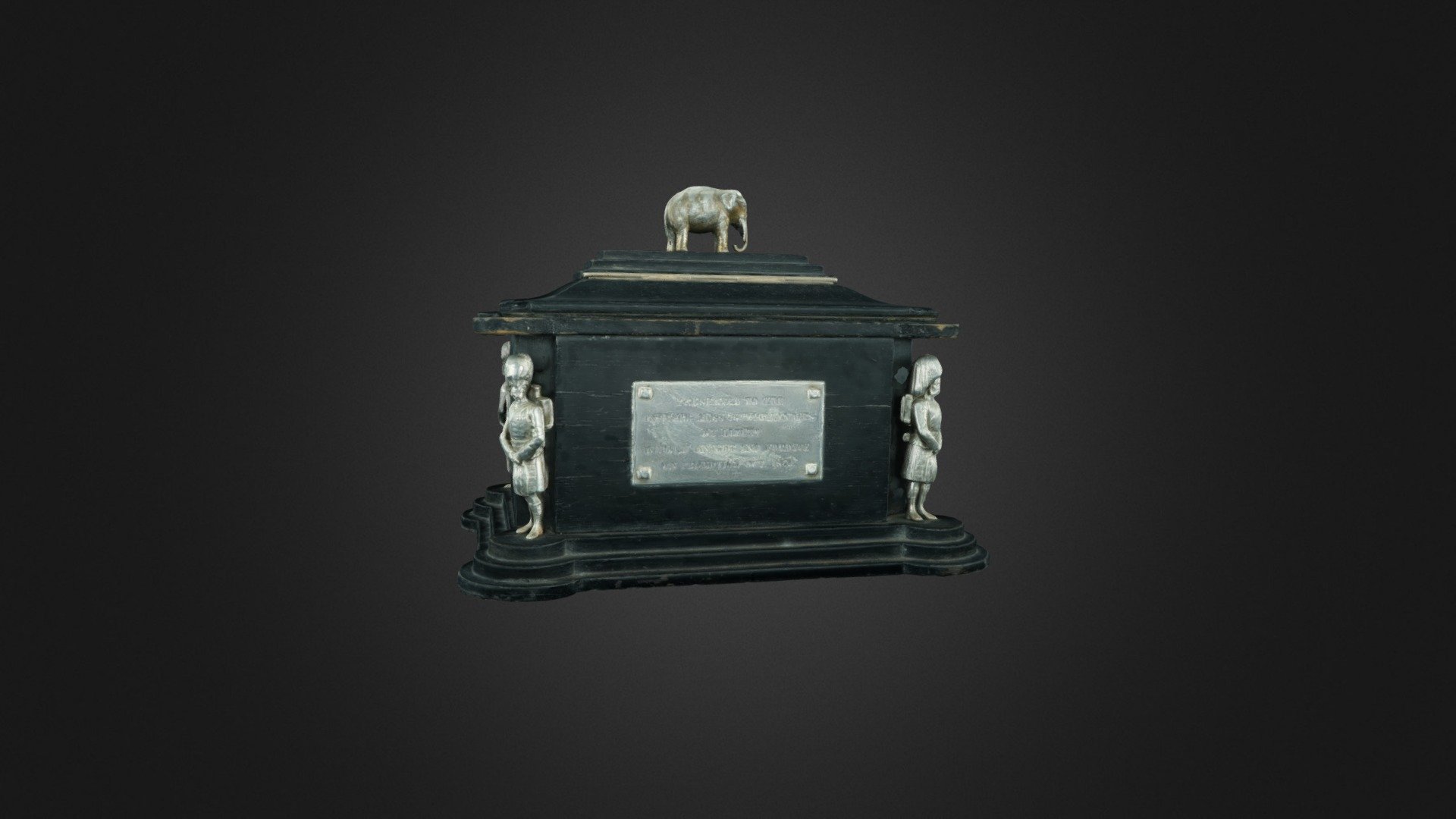 Ebony Snuff Box with Colours - 3D model by Northern Heritage Network ...