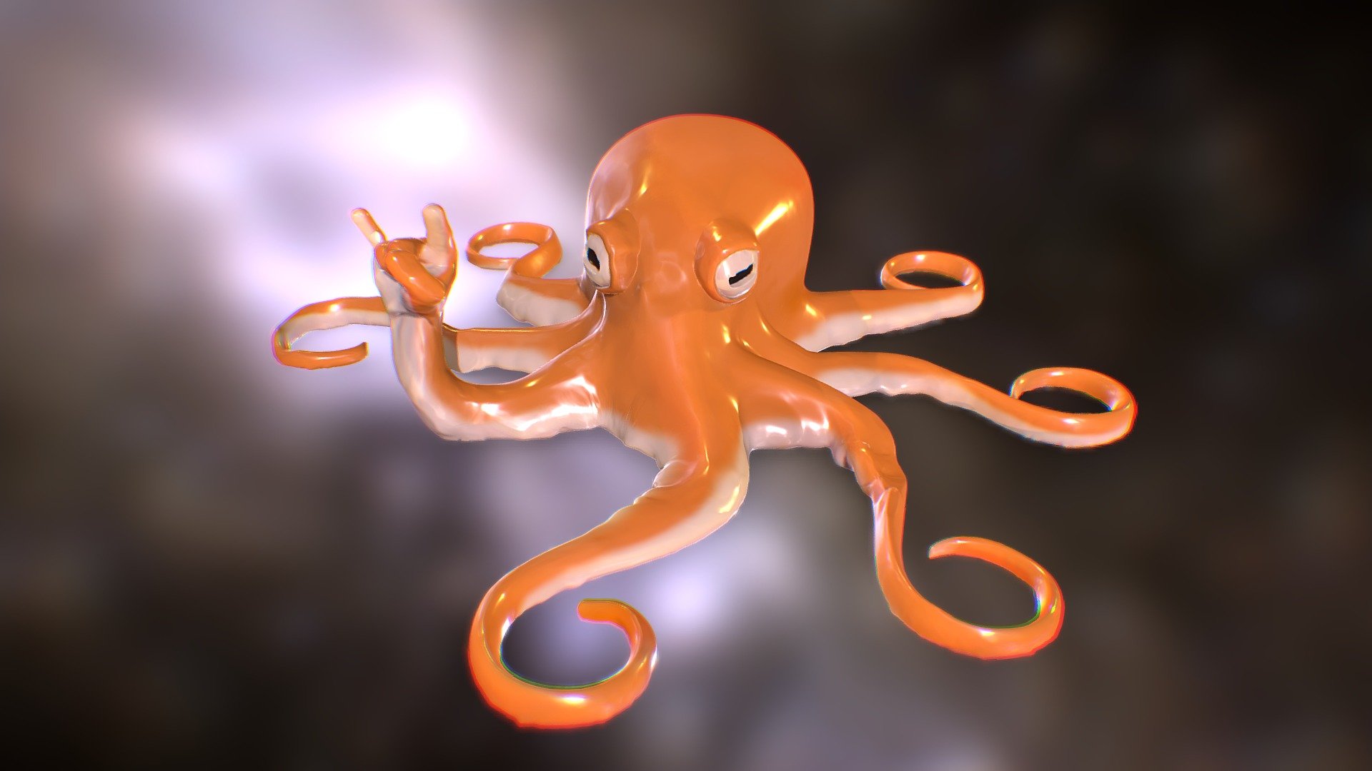 Octopus - 3D model by SandraLei [04dc465] - Sketchfab