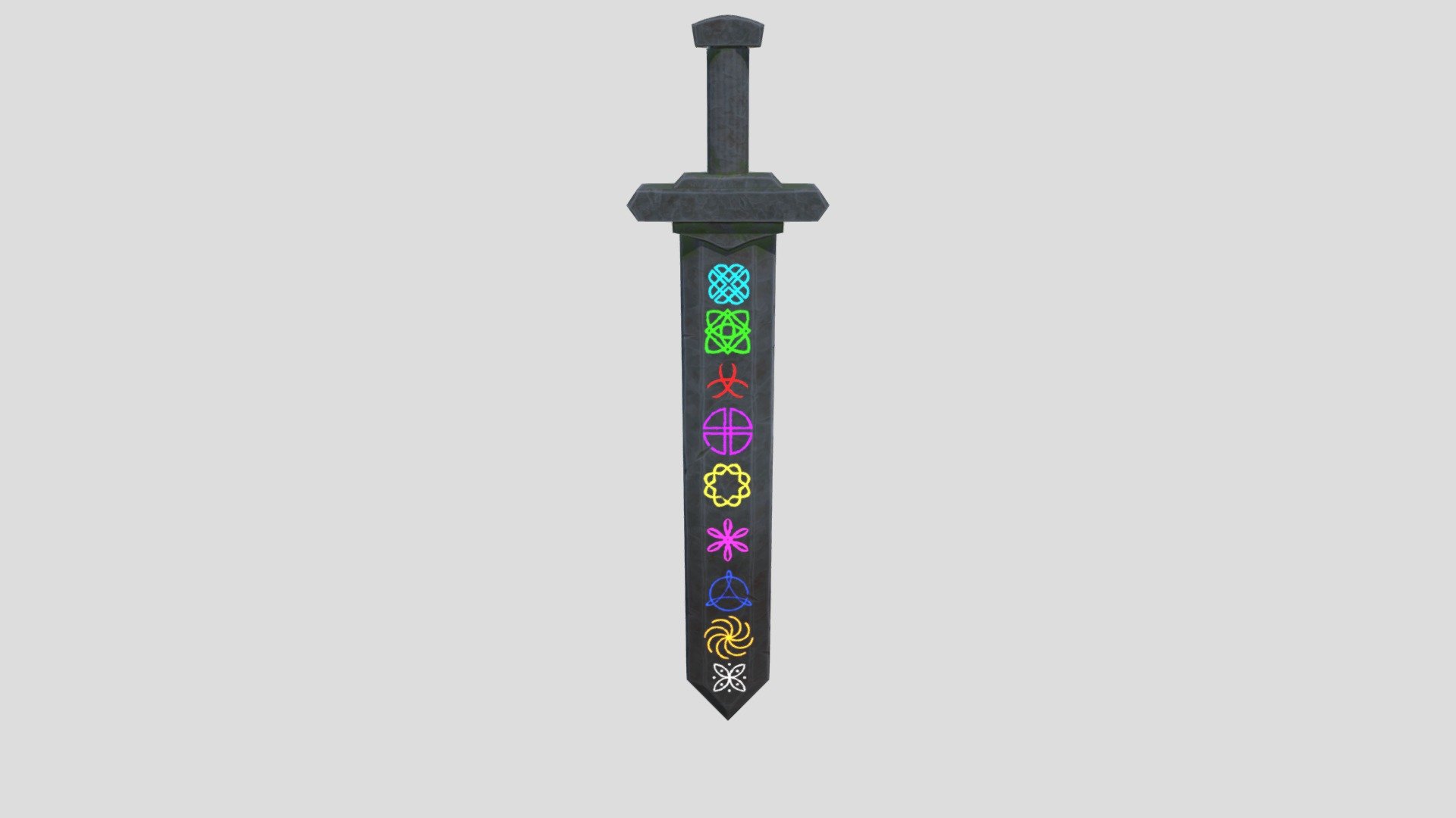 Stylized Stone Sword - 3D model by Jake Fitzakerley (@Jakefitz127 ...