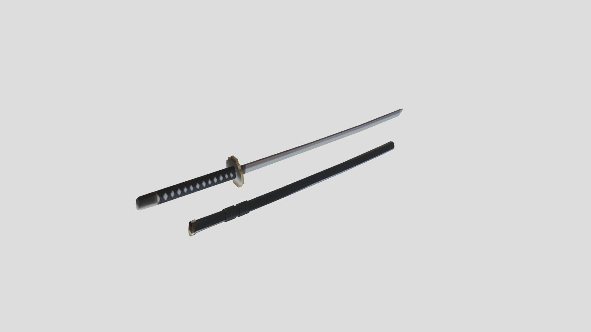 Normal Katana - Download Free 3D model by AliNagi [04dc5b1] - Sketchfab