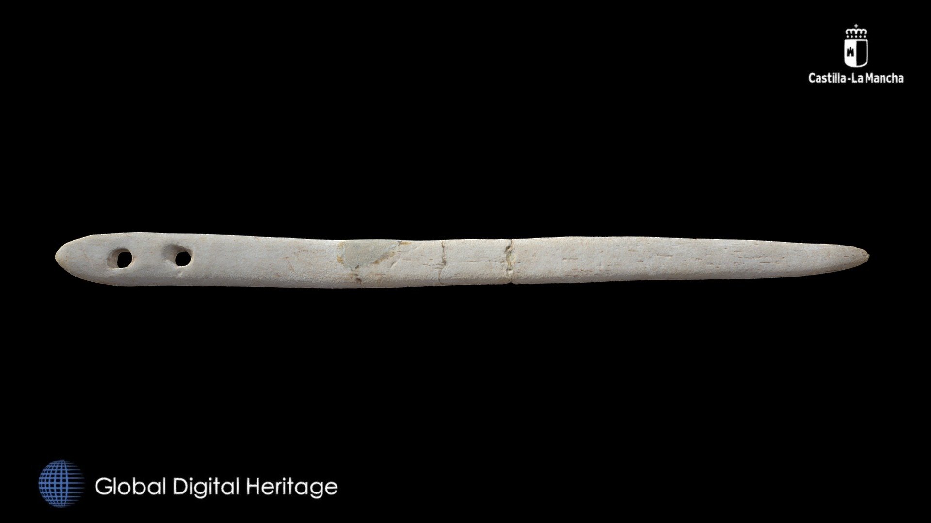 Bone needle, Cerro de las Cabezas - Download Free 3D model by Global ...