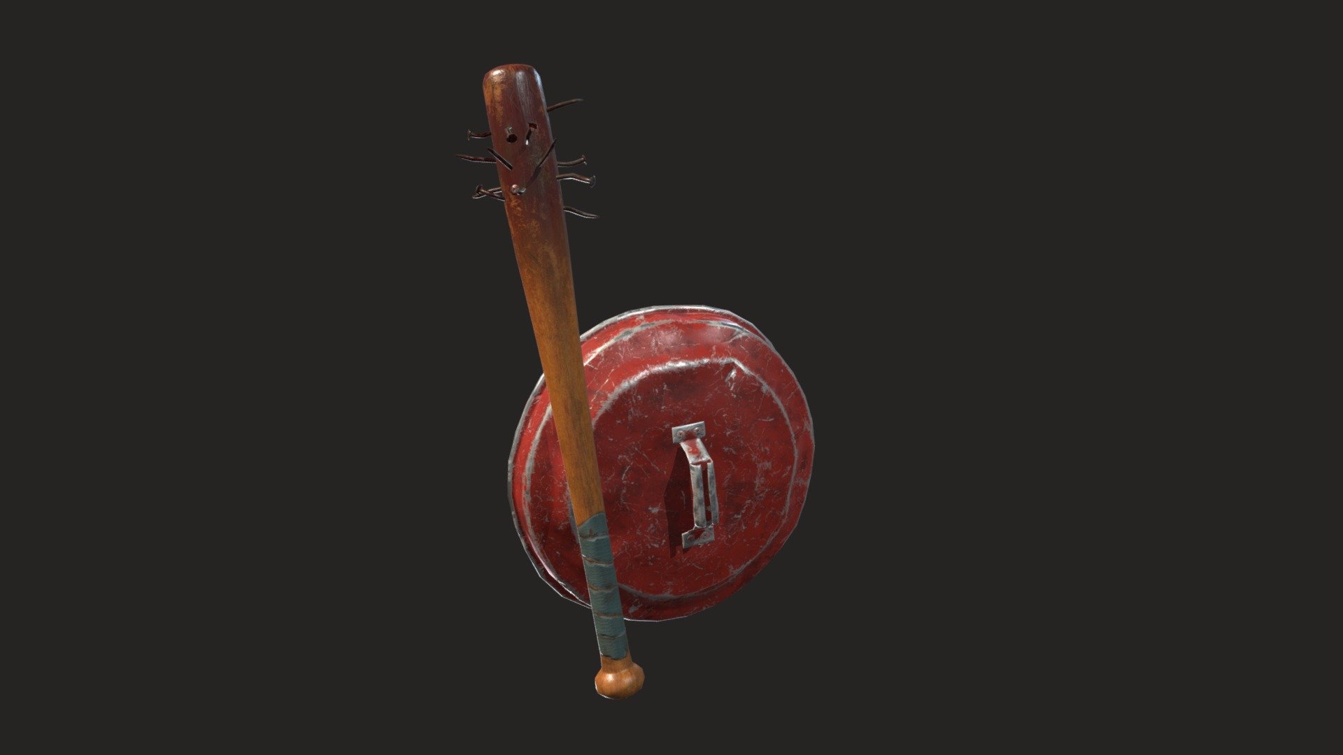 Post-apocalyptic Weapon Set - 3D model by eugeen [04df596] - Sketchfab