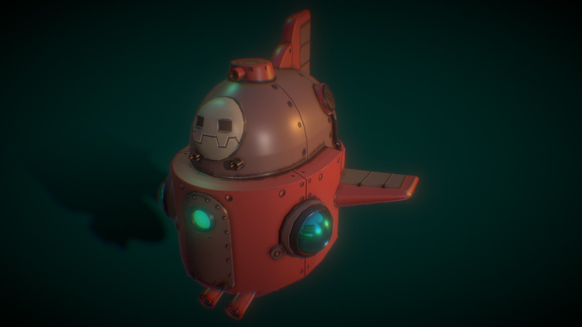 Mega Man 64 Ship - 3D model by FelipeSoto [04df62d] - Sketchfab