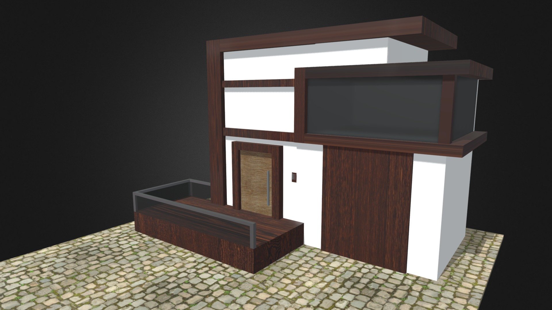 Textured House Project - Download Free 3D model by Paulo_7777 [04e084b ...