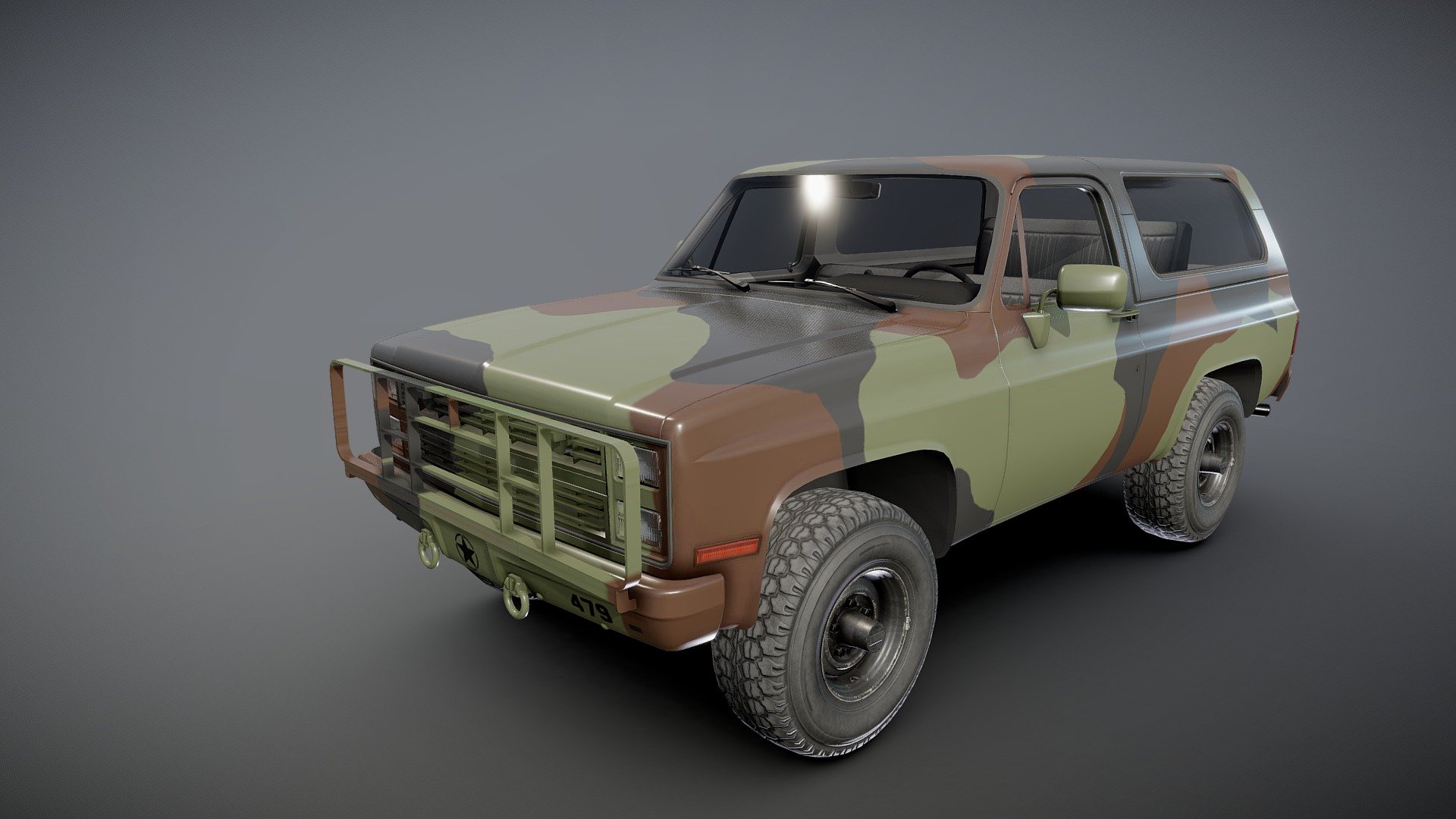 USA military offroad vehicle - Buy Royalty Free 3D model by Veaceslav ...