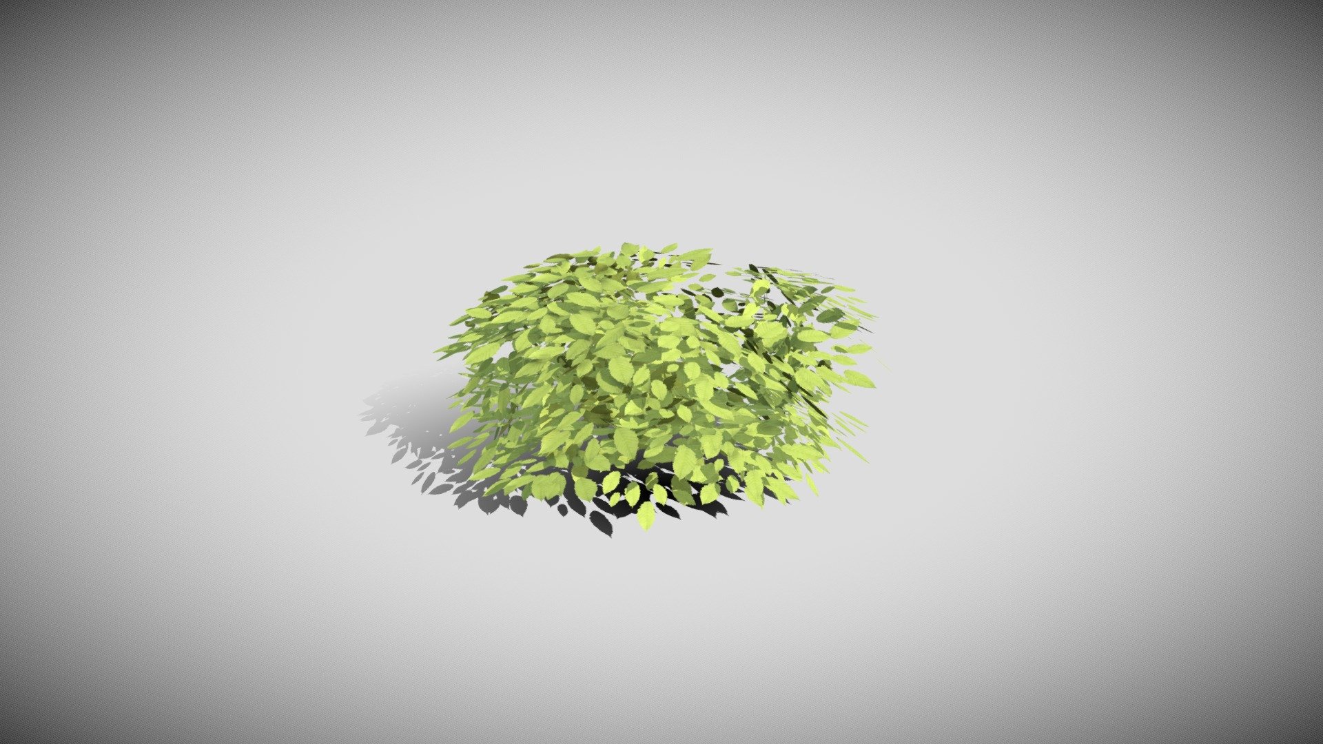 Low Poly Shrub - Medium Texture - Download Free 3D model by Natural ...