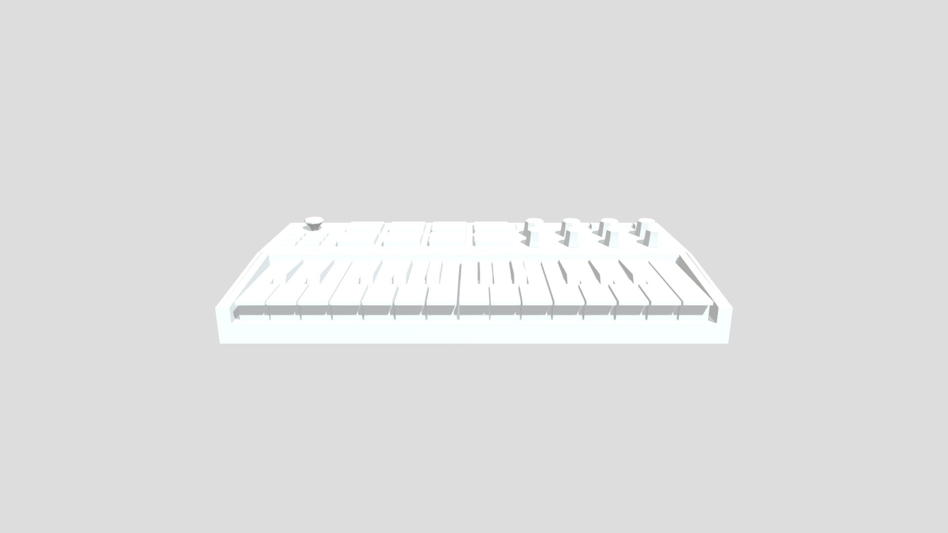 AKAI MPK Mini (LowPoly) - 3D model by biwet (@hugonnabewet) [04e4e57 ...