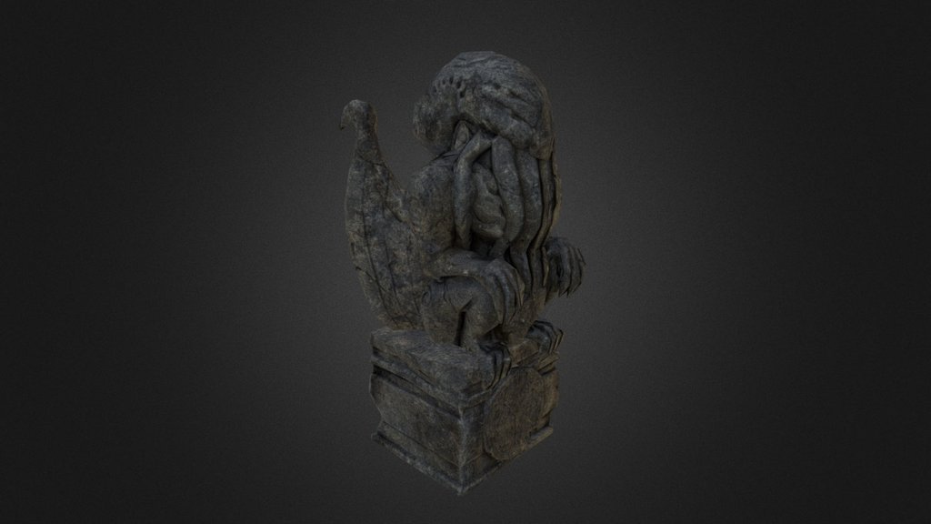 Cthulhu Statue - Download Free 3D model by nickward3d [04e4fd7] - Sketchfab