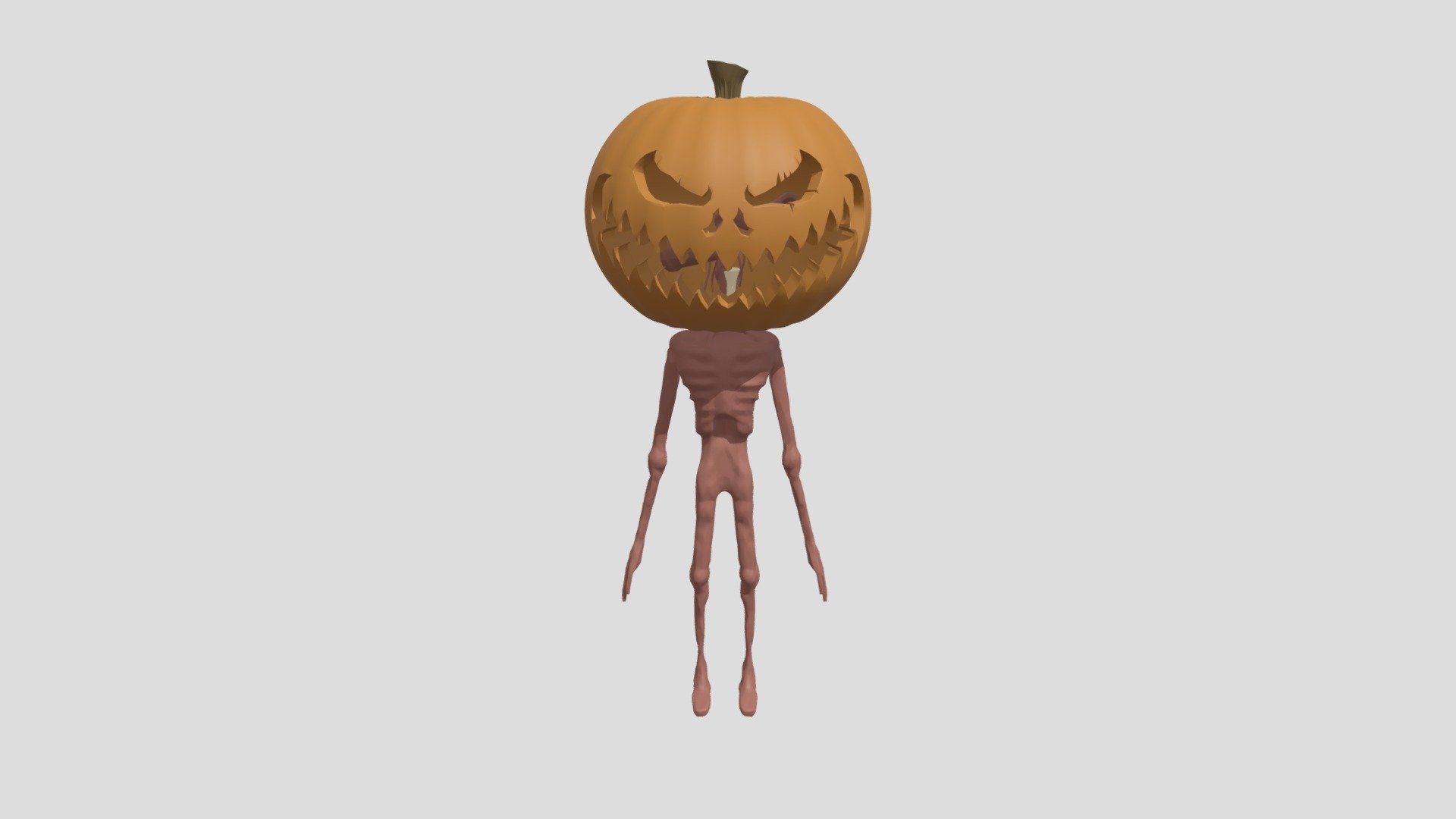 Pumpkin Head - Download Free 3D model by Razafy2337 [04e5594] - Sketchfab