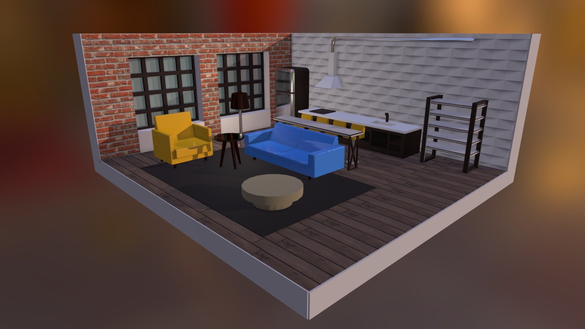 Room interier - Download Free 3D model by tofici [04e5919] - Sketchfab
