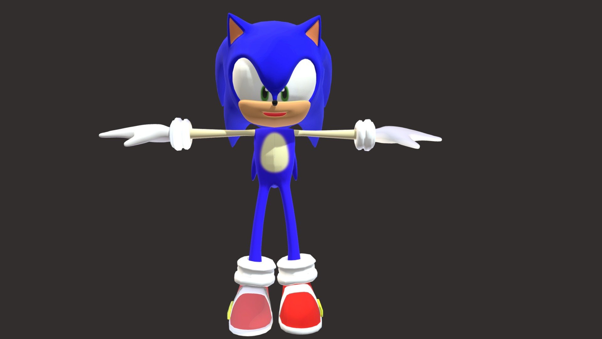 SONIC - Download Free 3D model by Surya.W.A (@surya3dmodel) [04e63aa ...