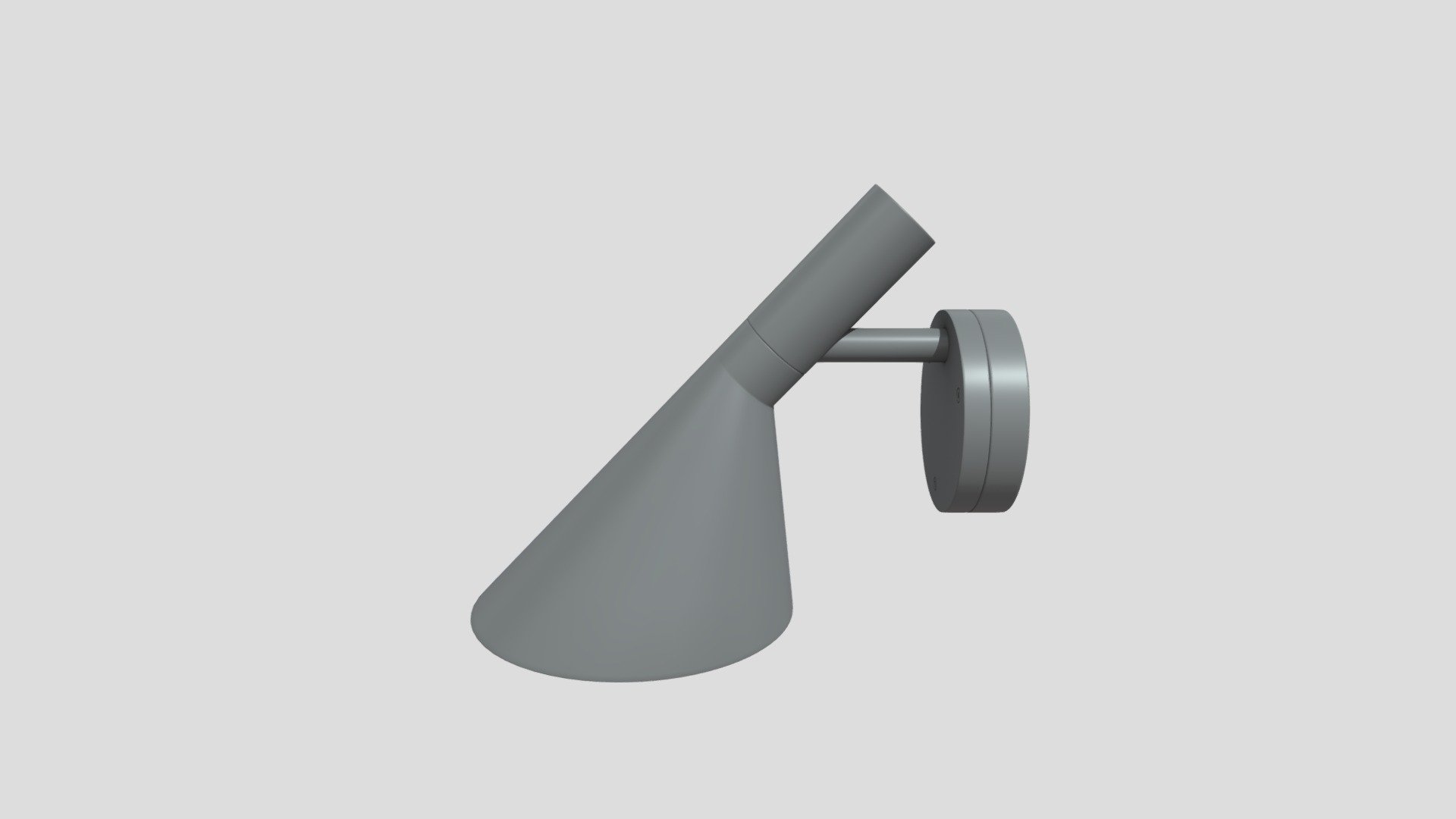 AJ 50 Wall Lamp - Buy Royalty Free 3D model by 3DImaginationHub ...