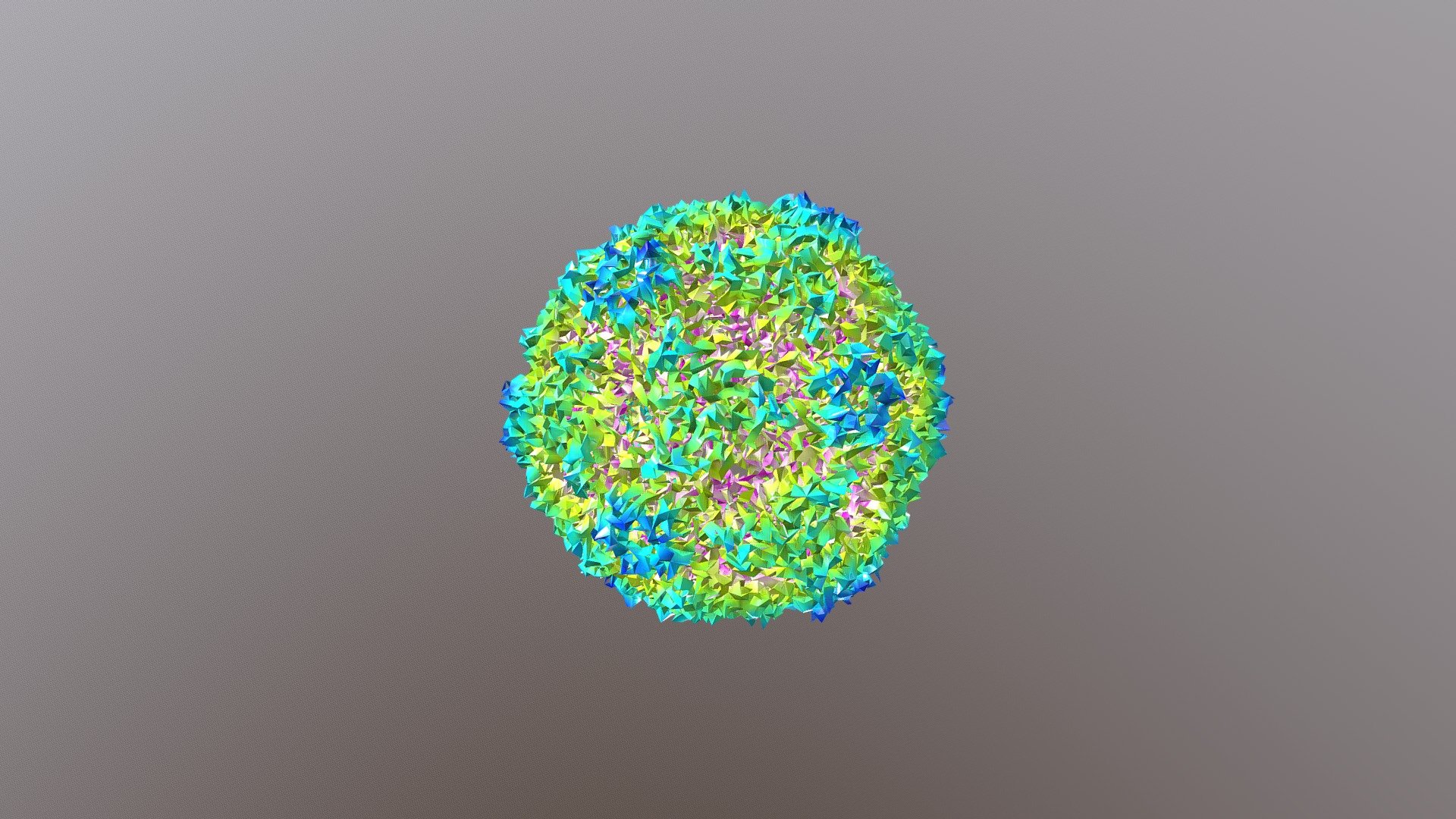 Enterovirus - 3D model by AustraCukura (@austra.cukura) [04ea704 ...
