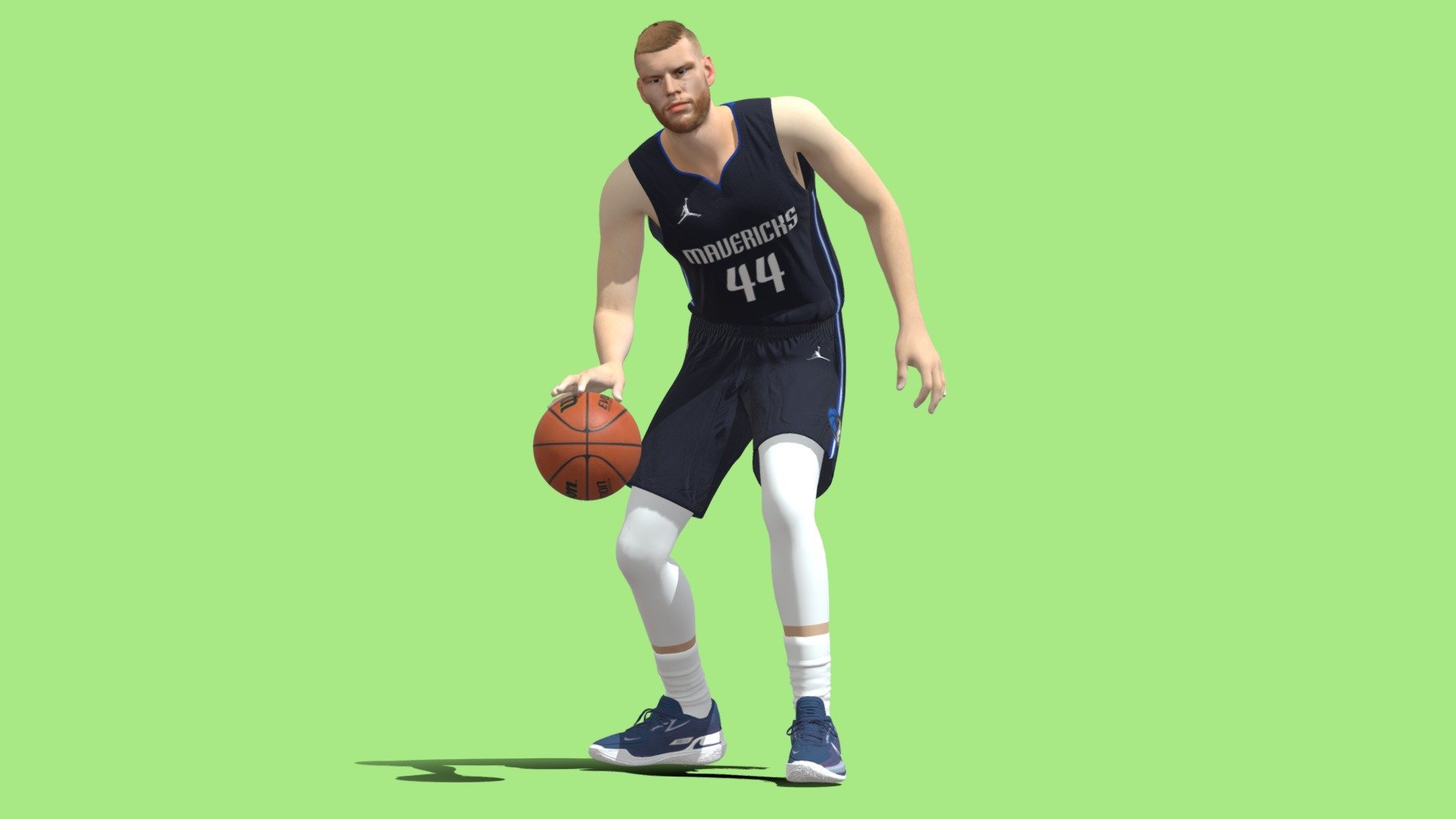 3D Rigged Davis Bertans NBA - 3D model by NBA basketball player ...