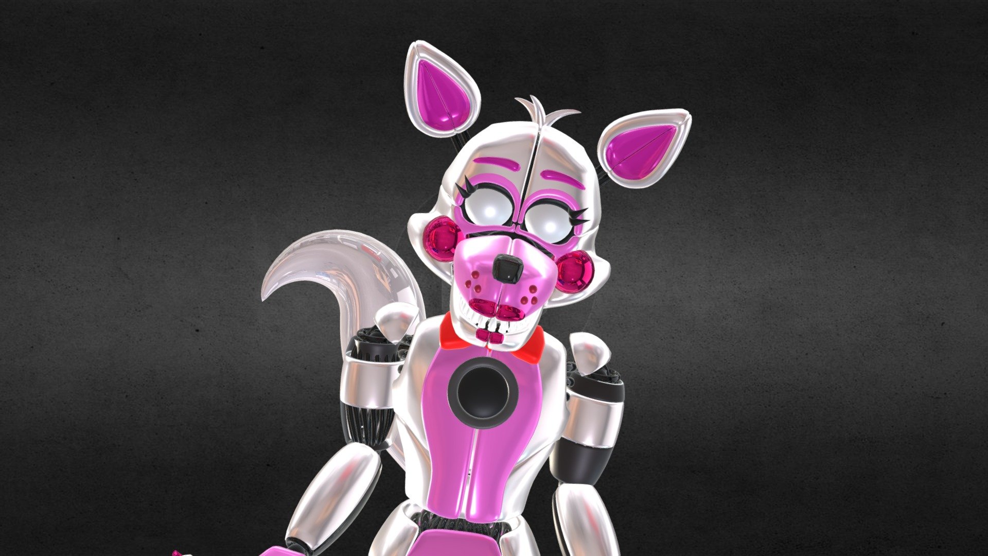 funtime Foxy Retex - Download Free 3D model by Sr.Cake P3D (@Sr.Cake ...