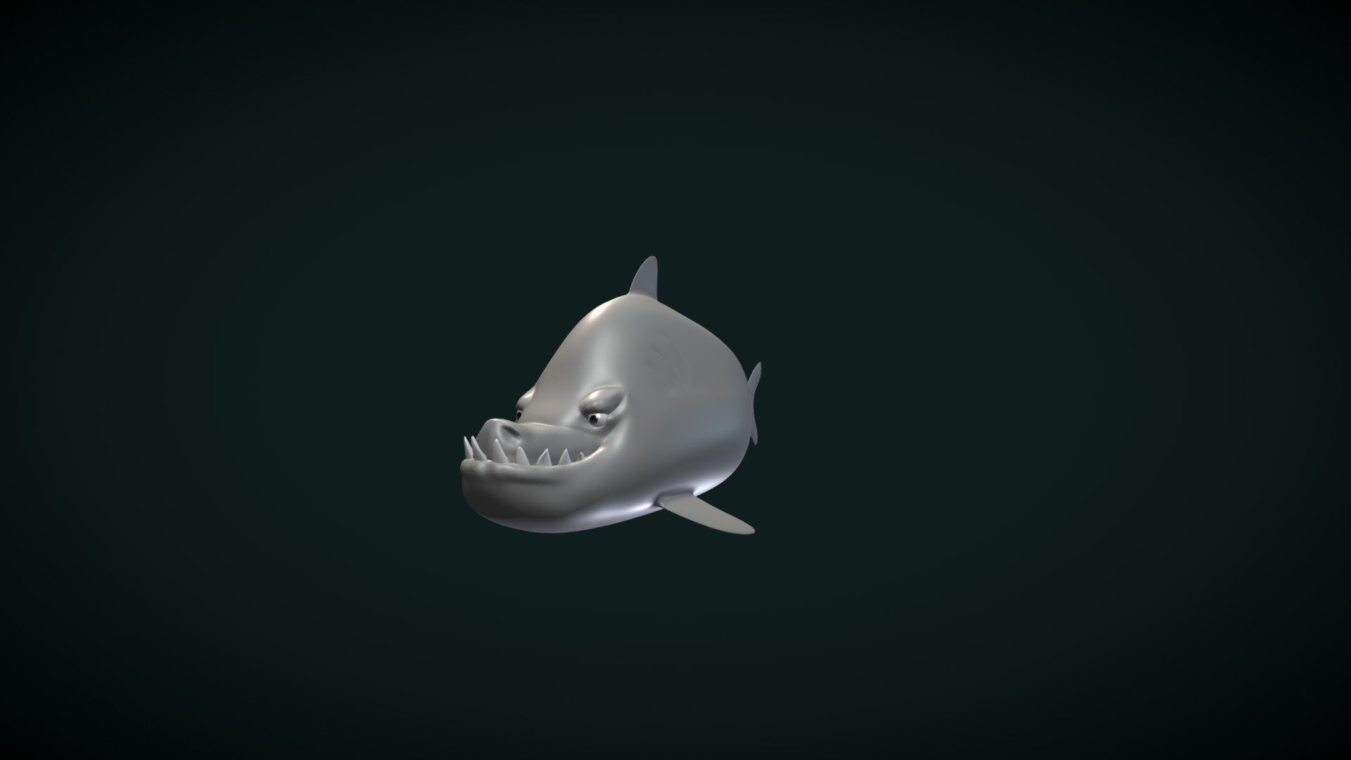 Shark Sculpture - CGCookie - 3D model by DeGrey [04ef049] - Sketchfab