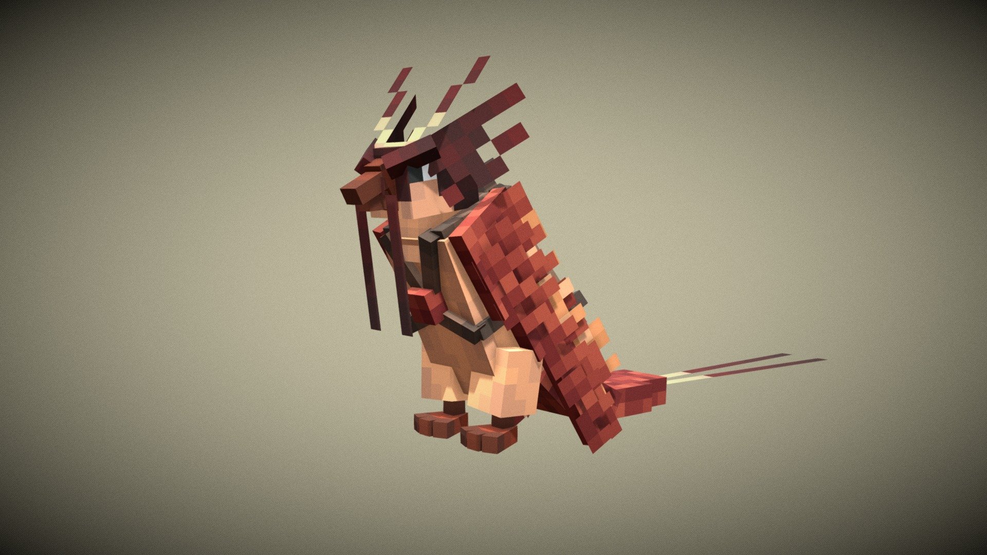 Messenger hawk - 3D model by pluckycat [04ef98d] - Sketchfab