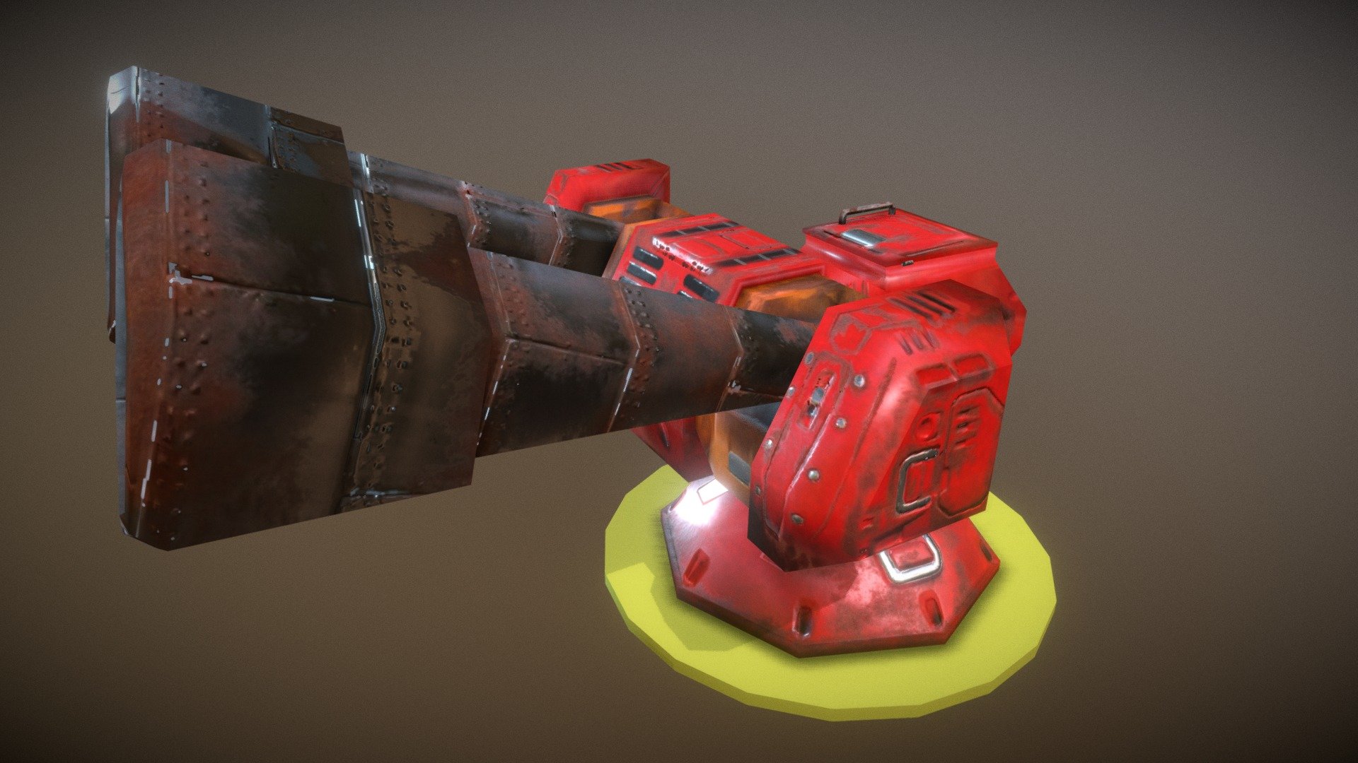 Cañon - 3D model by tamaliteitor1234 [04f0e70] - Sketchfab
