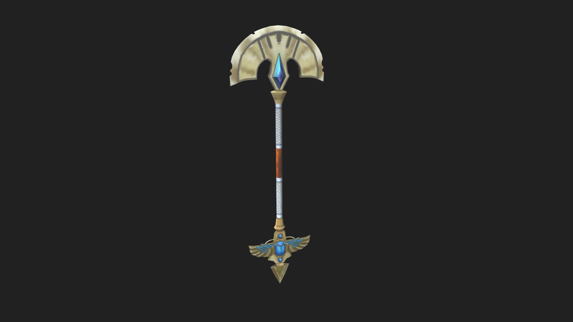 Anubis Staff - 3D model by Alex Space (@alexspace) [04f0f05] - Sketchfab