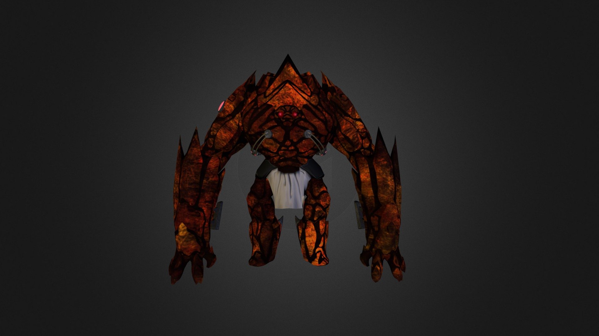Fire Golem - 3D model by stephanielpitcher [04f1567] - Sketchfab