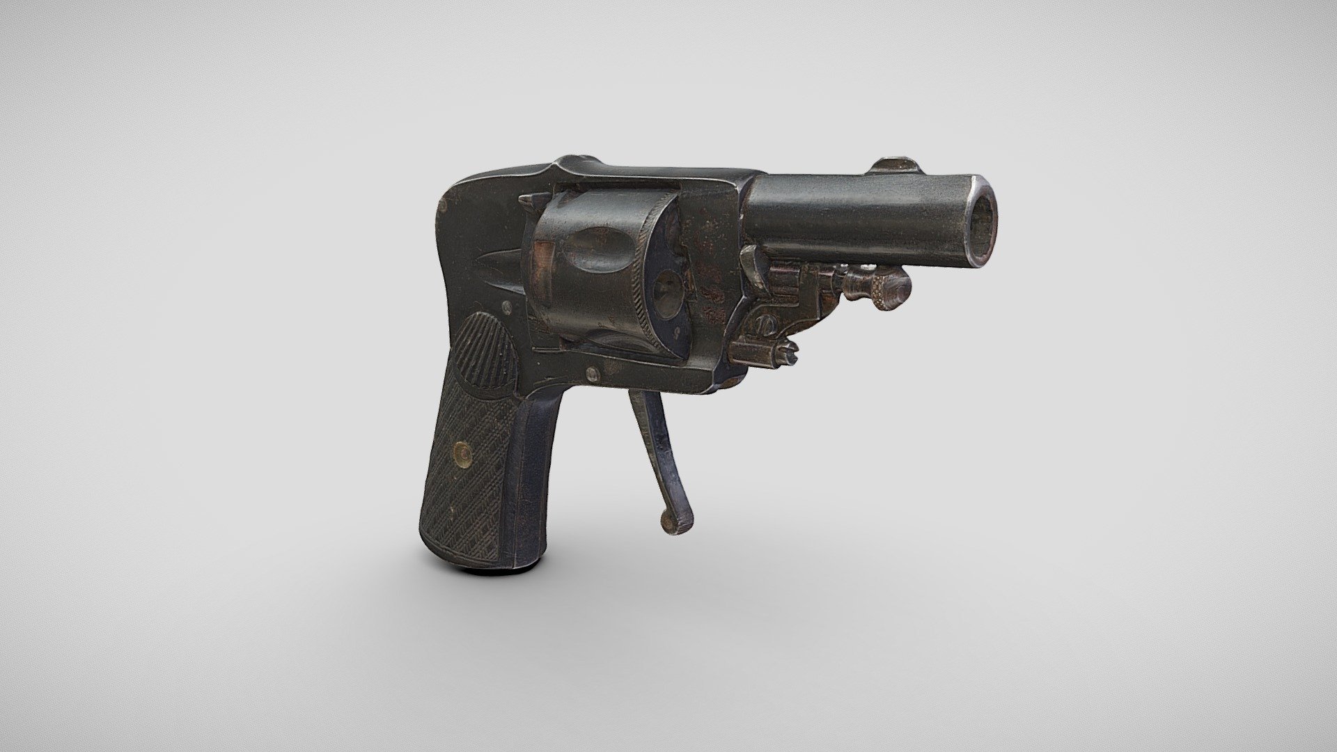 Revolveri, a revolver - 3D model by Vapriikki [04f210f] - Sketchfab