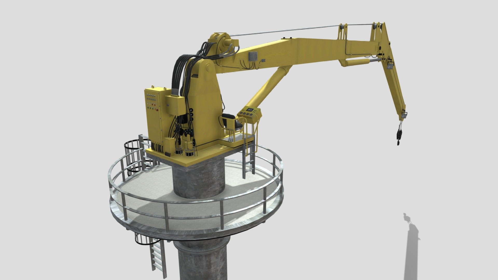 KB450-80 Knuckle Boom - 3D model by The Learning Network ...