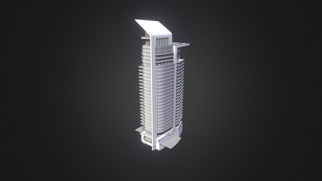 Office Tower - 3D model by acchisholm [04f4d6f] - Sketchfab