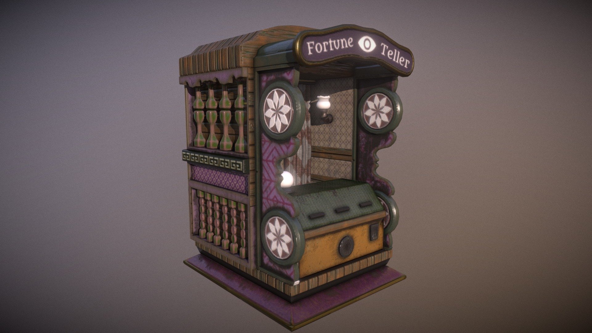The Booth of Fortune - 3D model by der2doug [04f4d86] - Sketchfab