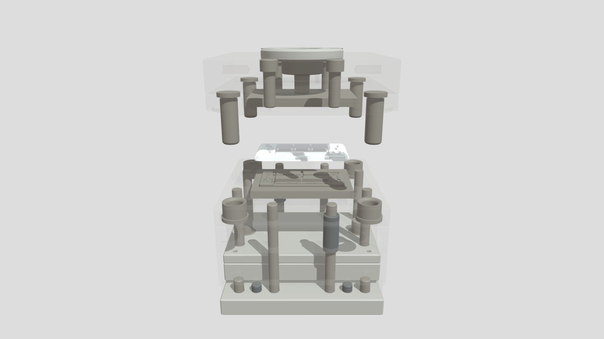 Plastic Injection Mold - 3D model by Jimmy.Kuo [04f5141] - Sketchfab